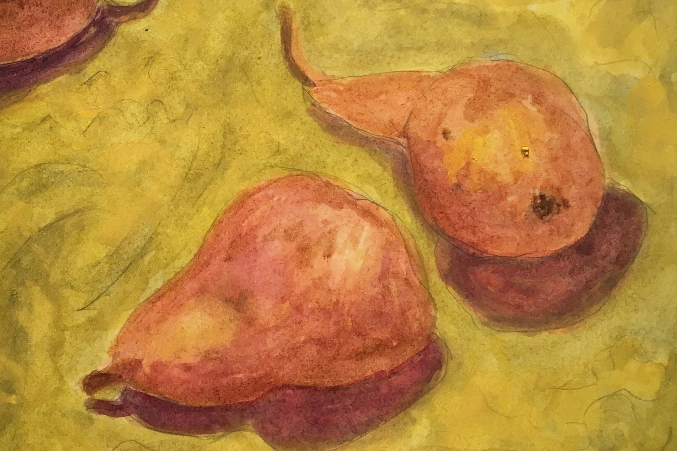 Still Life of Boscobel Pears by Lydia Nolan, 1970's | EBTH