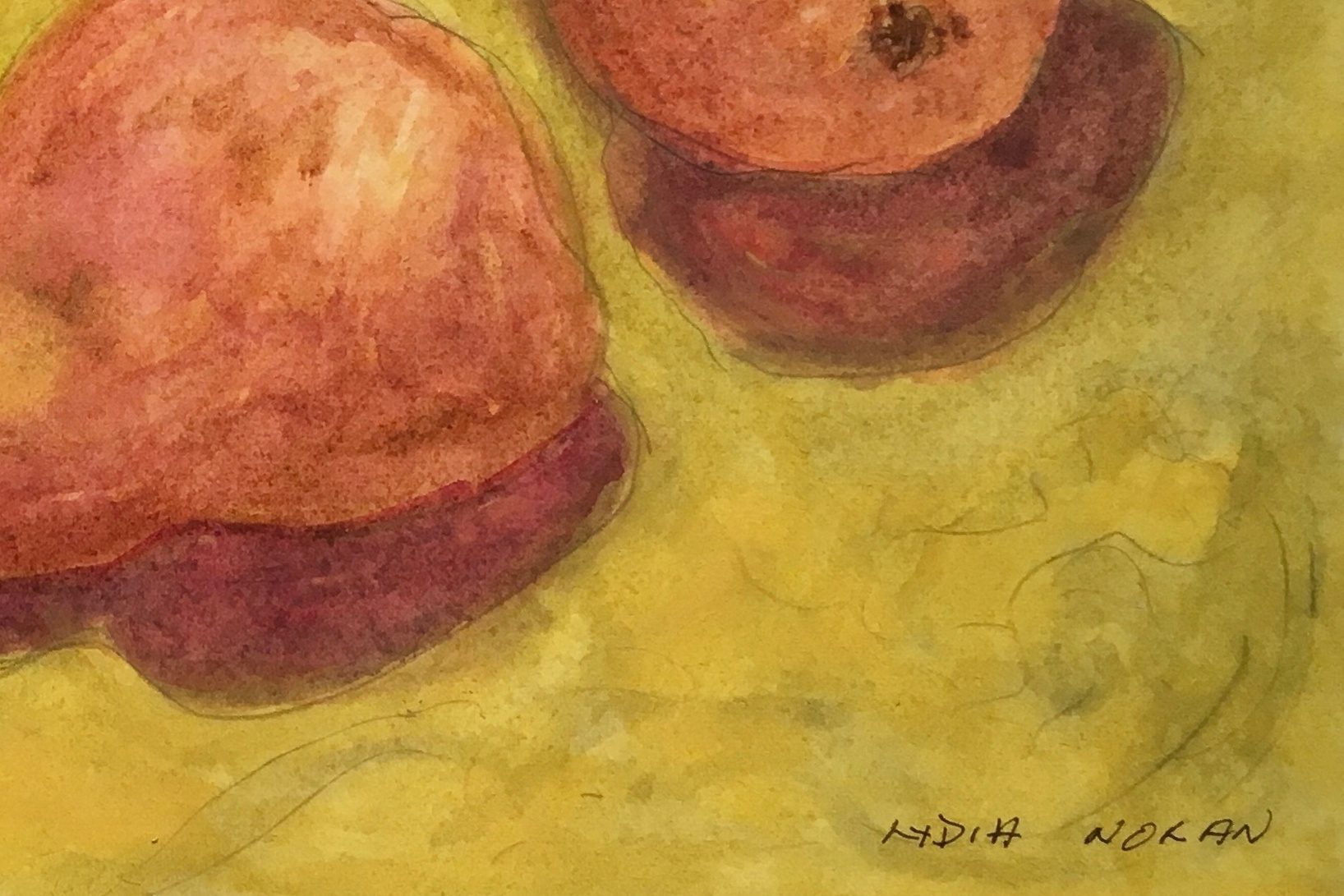 Still Life of Boscobel Pears by Lydia Nolan, 1970's | EBTH