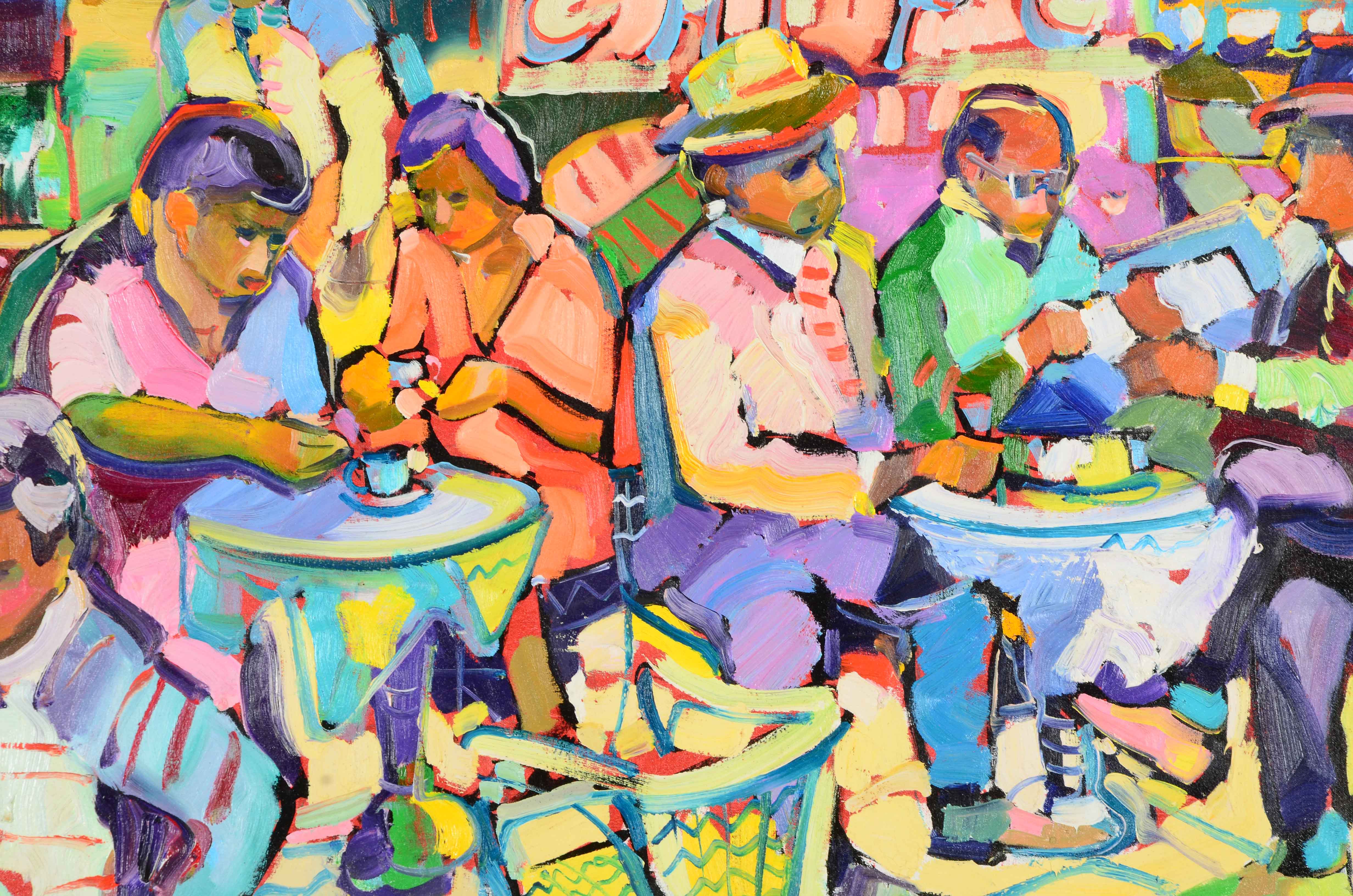 Claudio Malacarne Signed Oil Painting of a Street Scene | EBTH