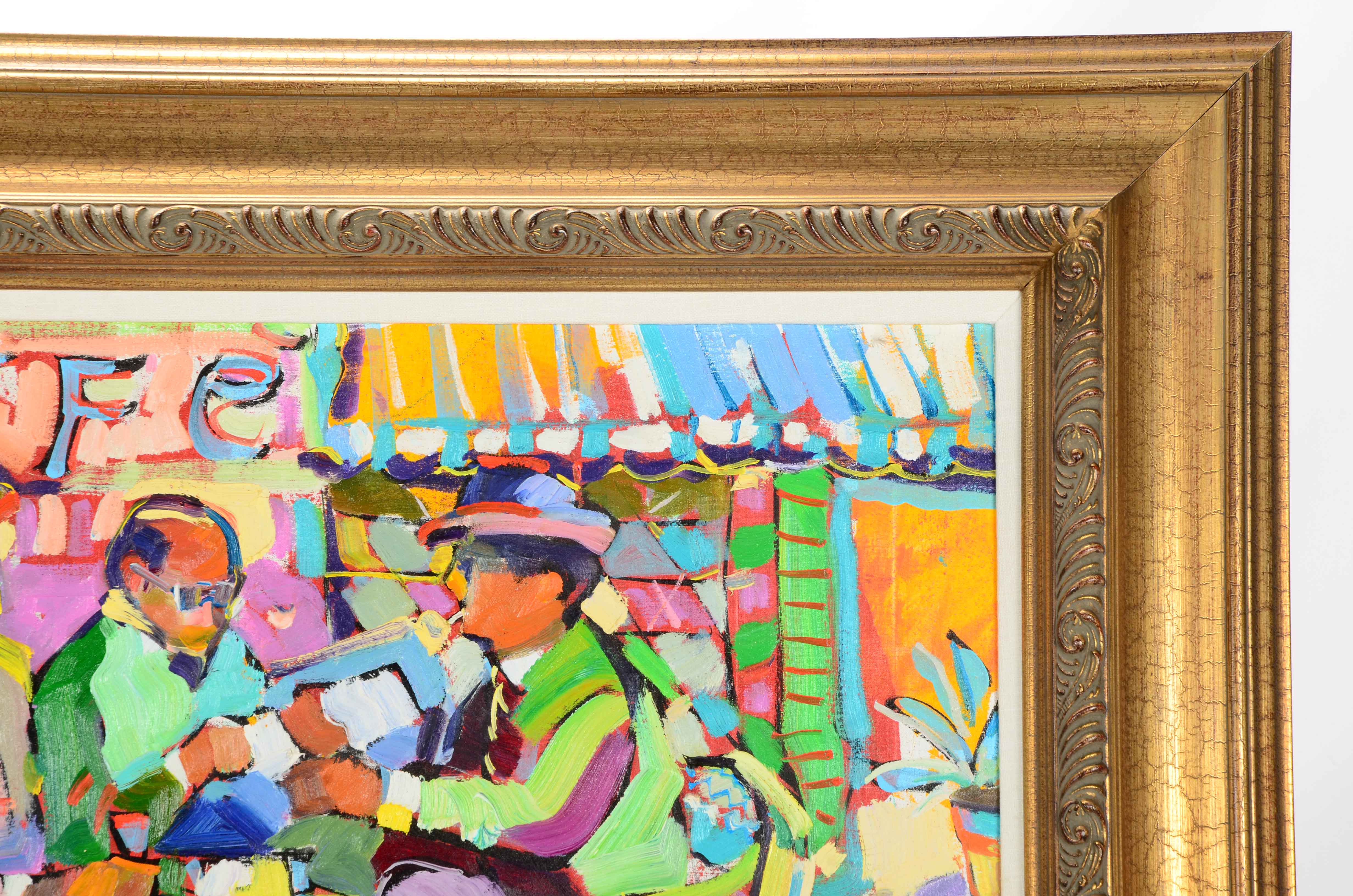 Claudio Malacarne Signed Oil Painting of a Street Scene | EBTH