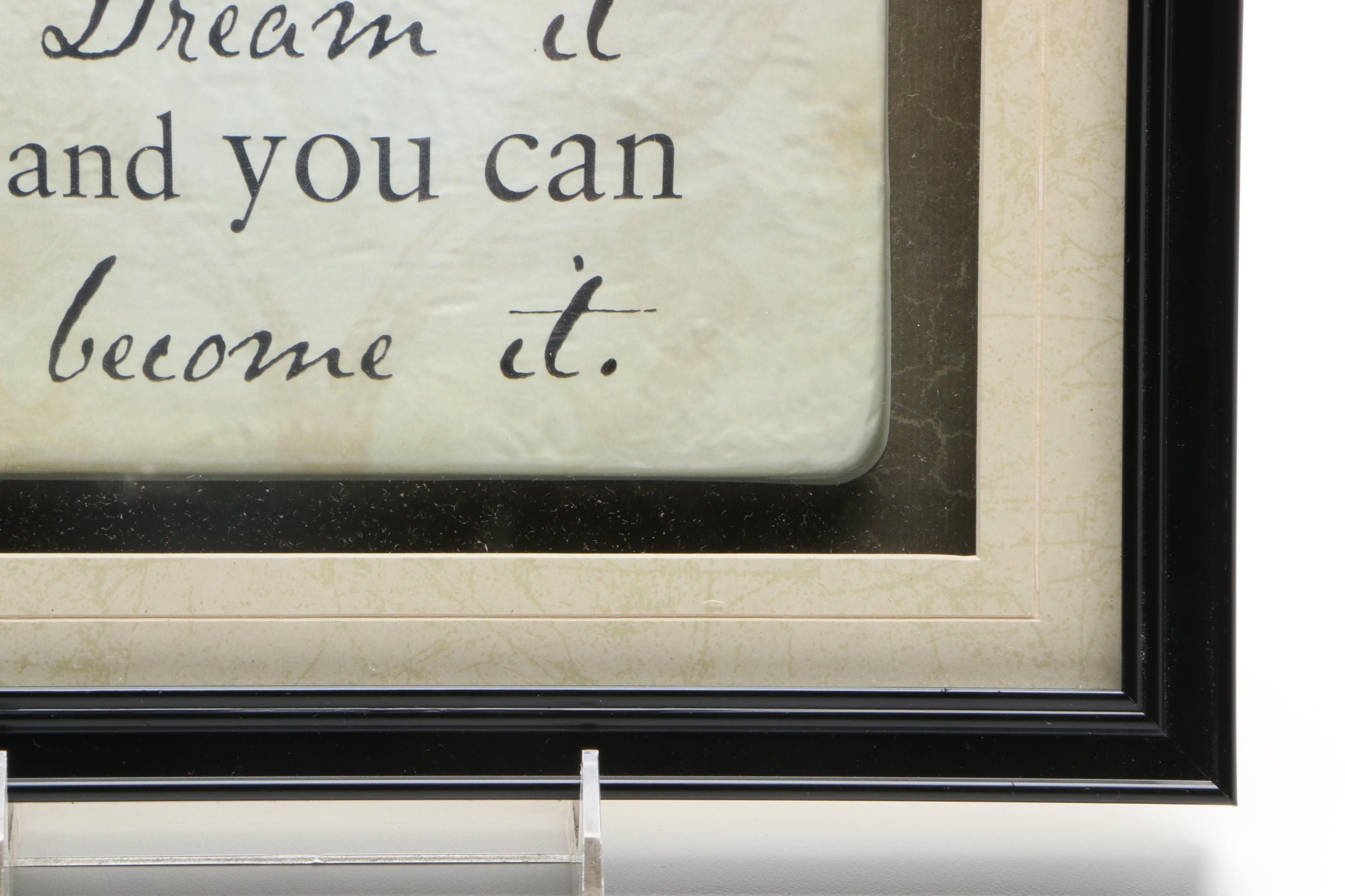 Inspirational Shadow Box Tile Art | EBTH