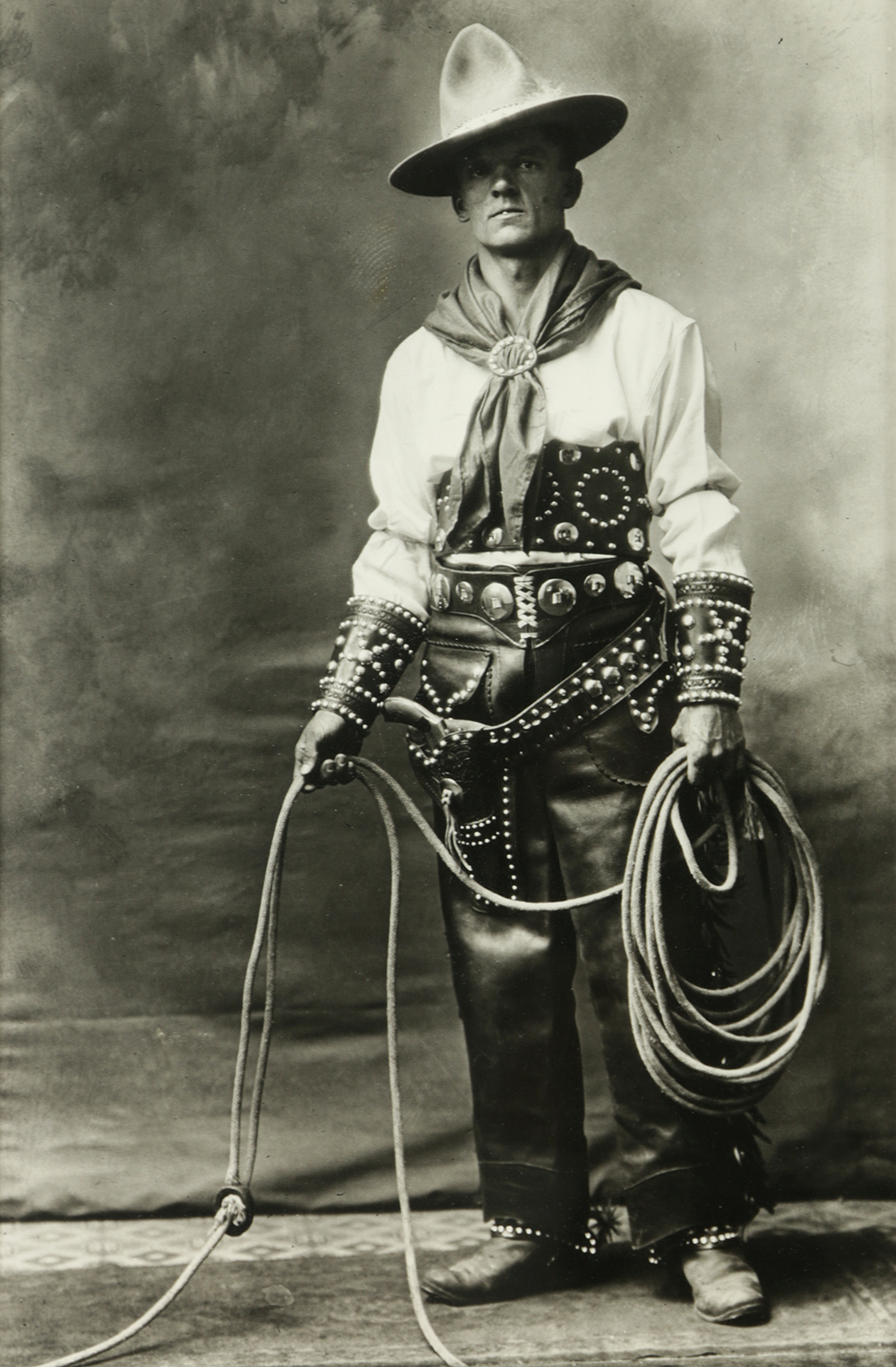 Photograph of Wild West Performer "Tex" Cooper and 101 Ranch Book | EBTH