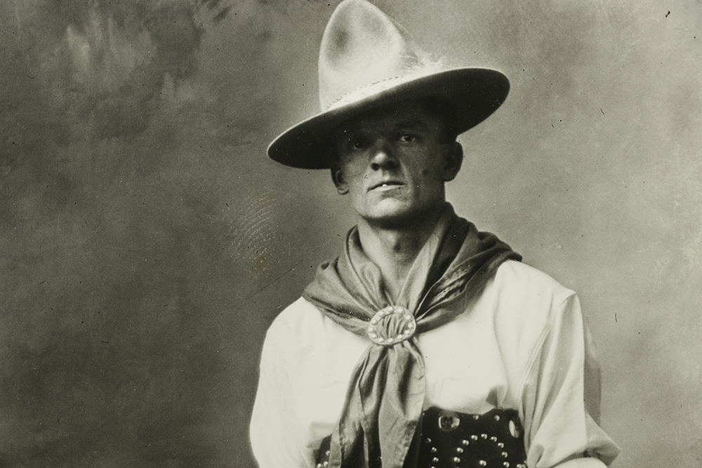 Photograph of Wild West Performer "Tex" Cooper and 101 Ranch Book | EBTH