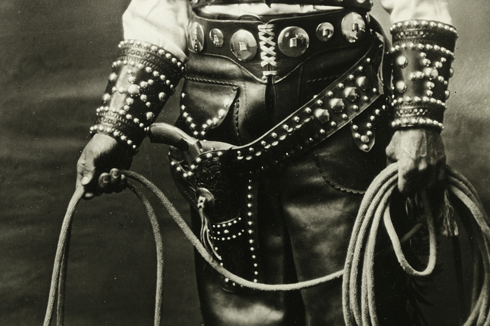 Photograph of Wild West Performer "Tex" Cooper and 101 Ranch Book | EBTH