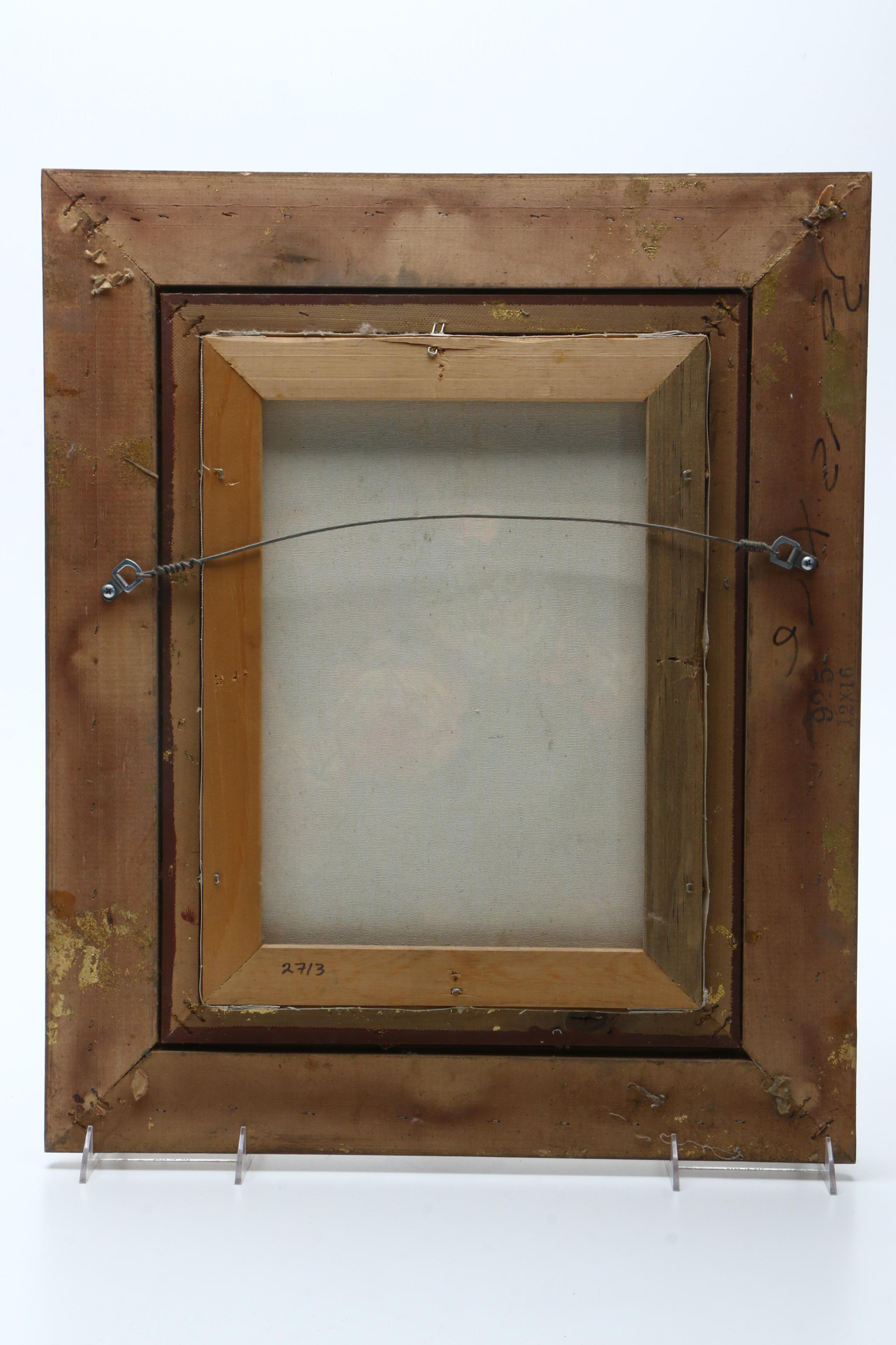 J. Martin Oil Painting on Canvas of Floral Still Life | EBTH