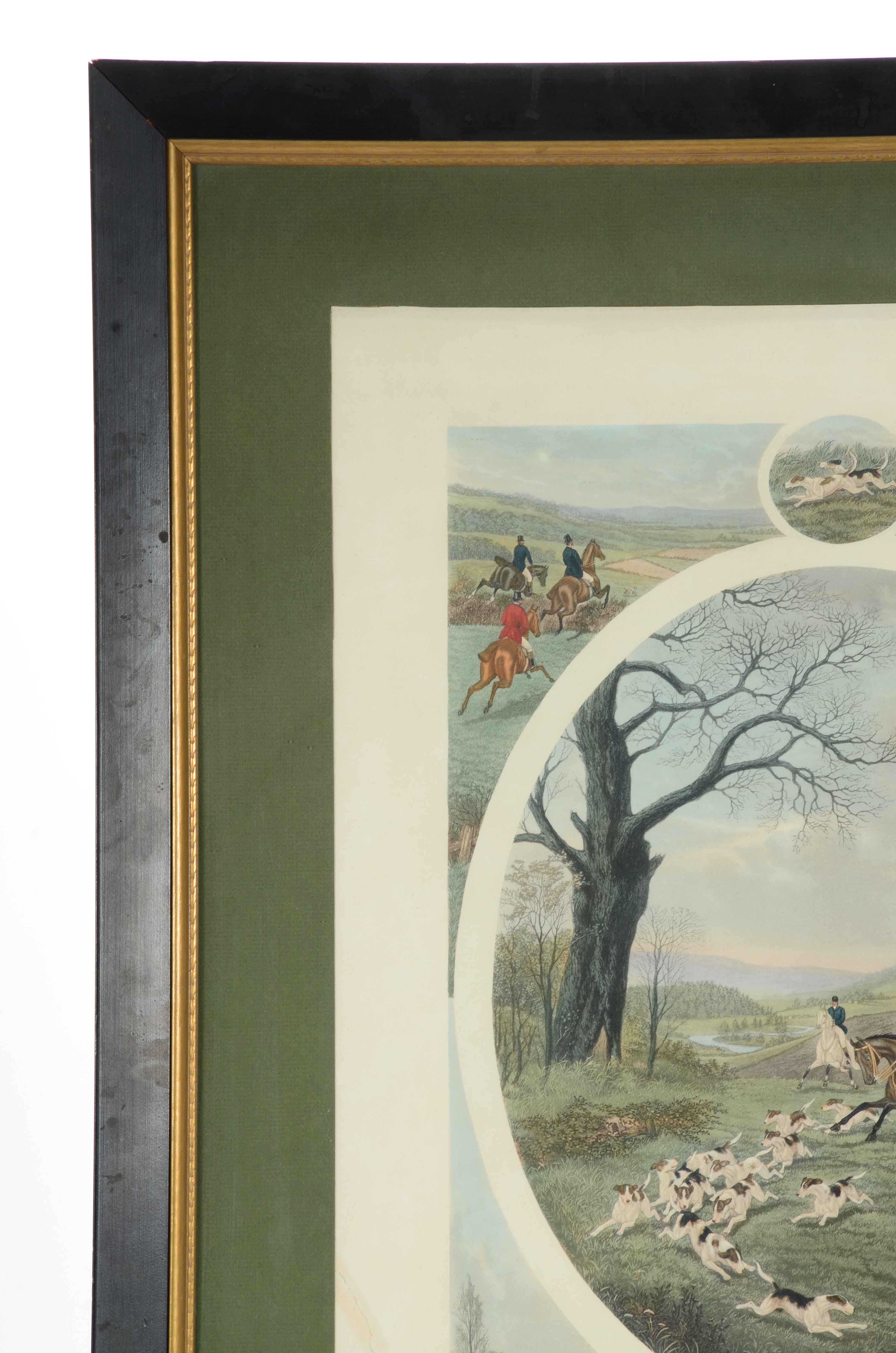 Edward Hester Hand-colored Aquatint after W.H. Tuck "Day with the ...