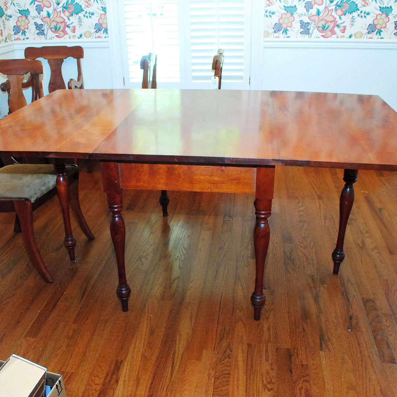 Cherry Drop-Leaf Dining Table | EBTH