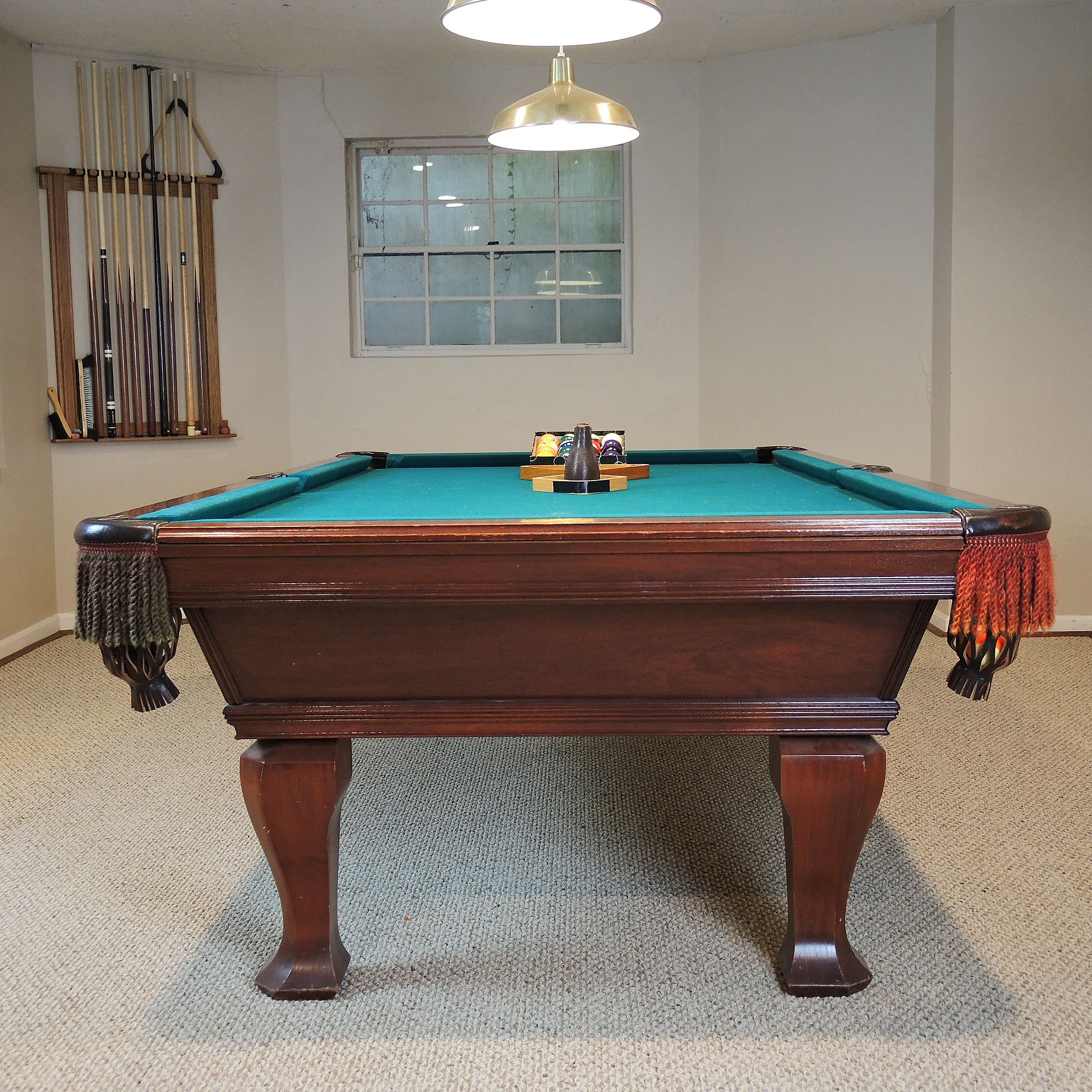 Dynamo-McIntire Billiard Table, Cue Stand, and Accessories | EBTH