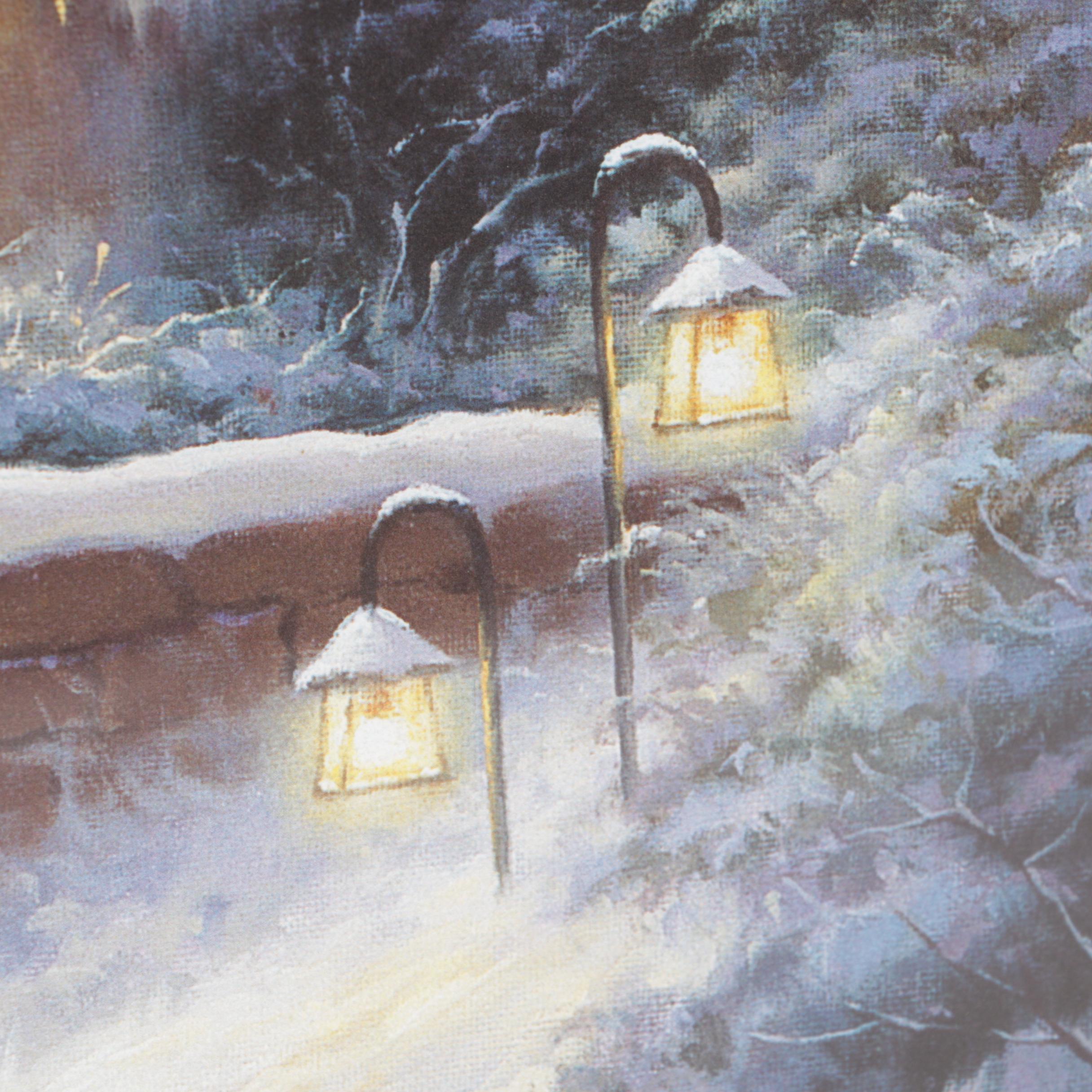 Sergon Limited Edition Reproduction Print "Carol's Winter Cottage" | EBTH
