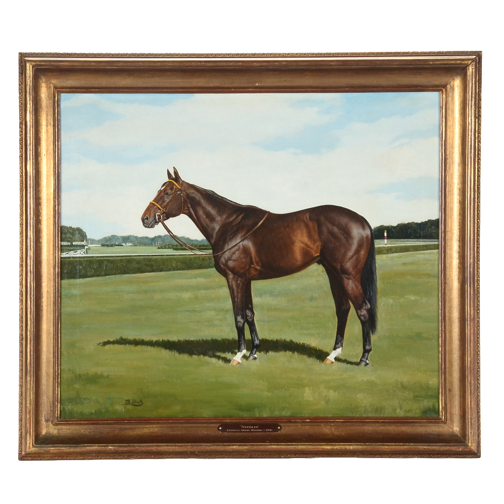 James Nelson Slick Original Oil Painting on Canvas "Needles" and ...