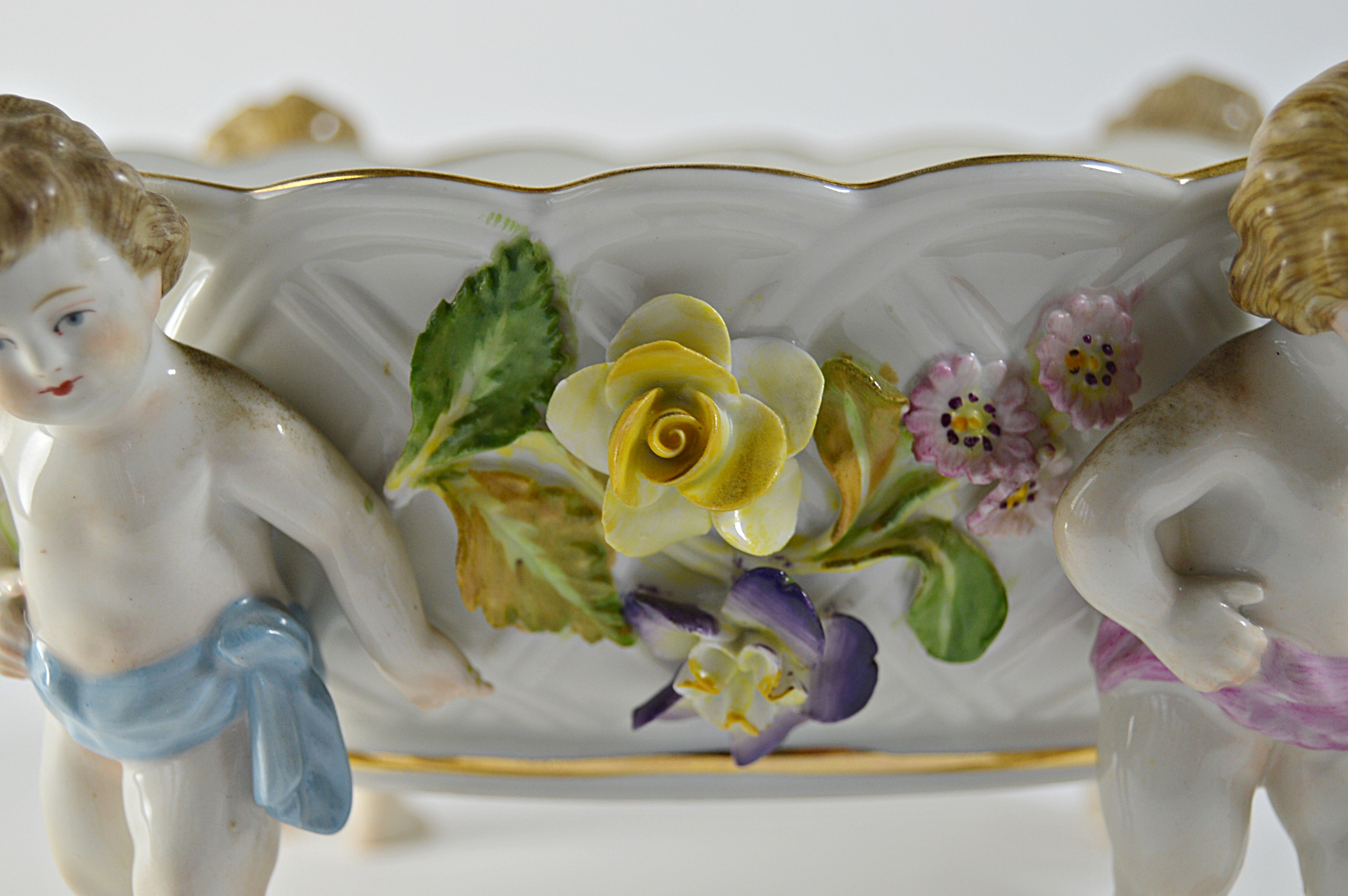 Antique Dresden Porcelain Compote | EBTH