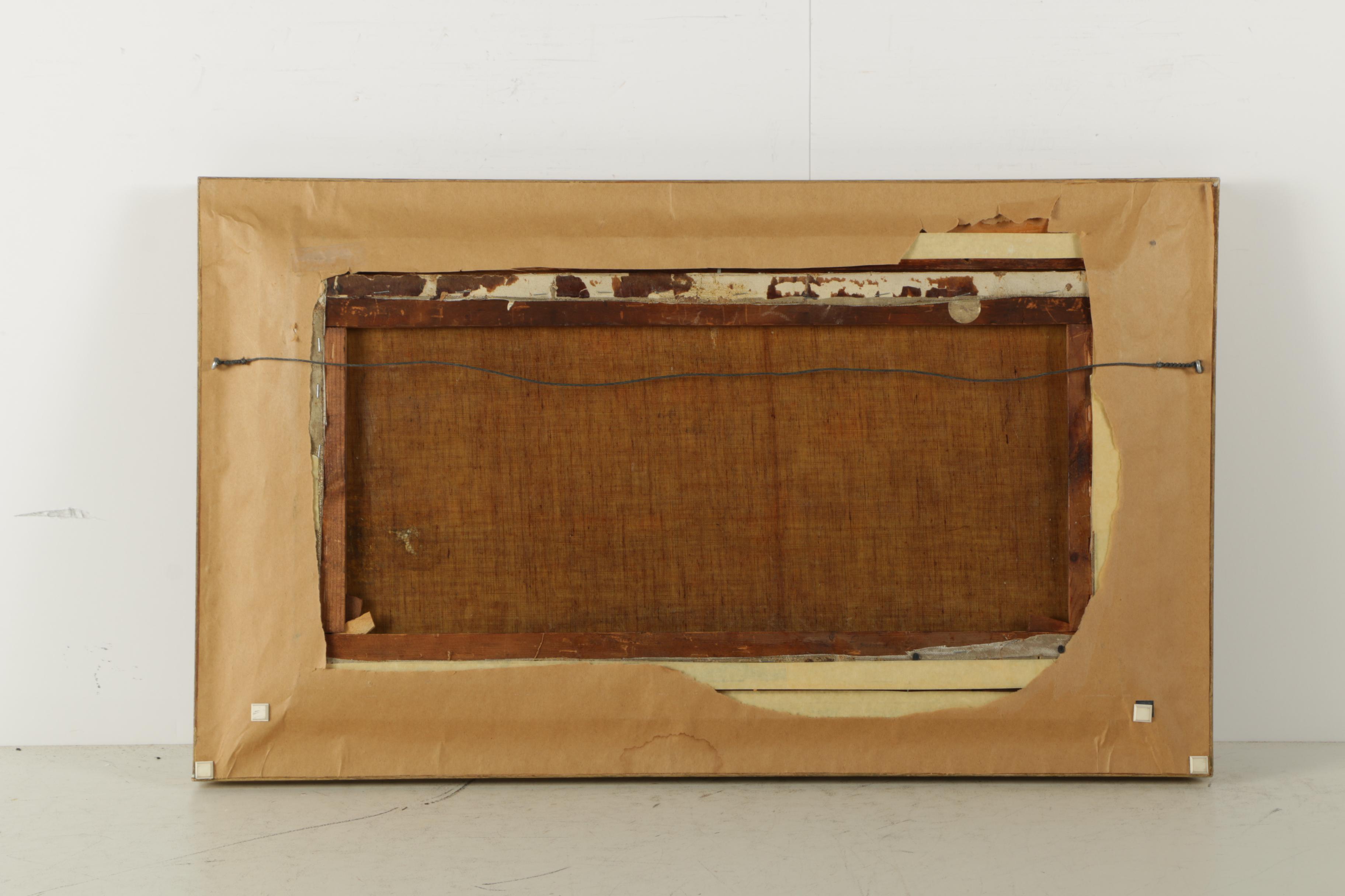 Alfred H. Vickers Original 1911 Coastal Oil Painting on Panel | EBTH