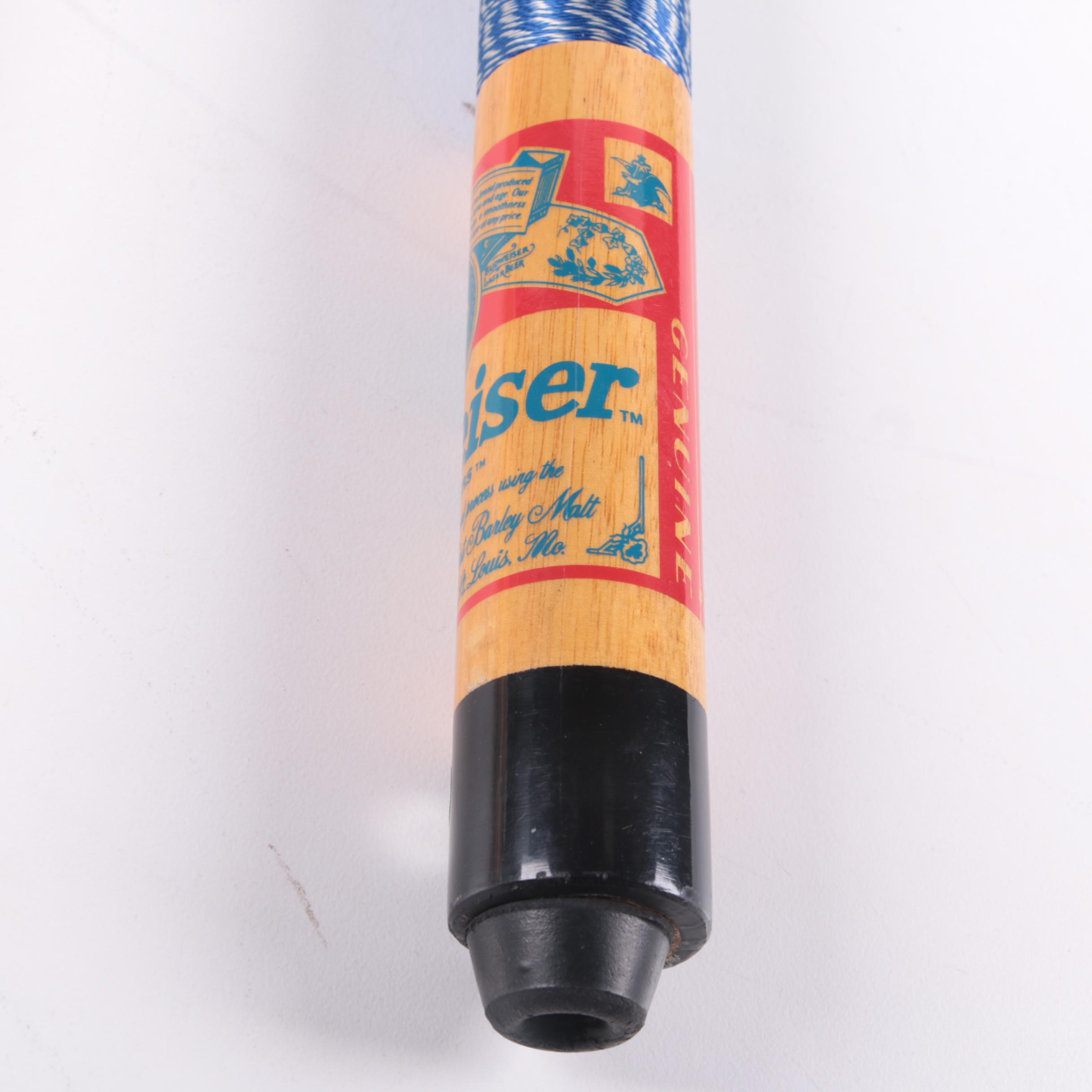 Two Piece Budweiser Pool Cue Stick | EBTH