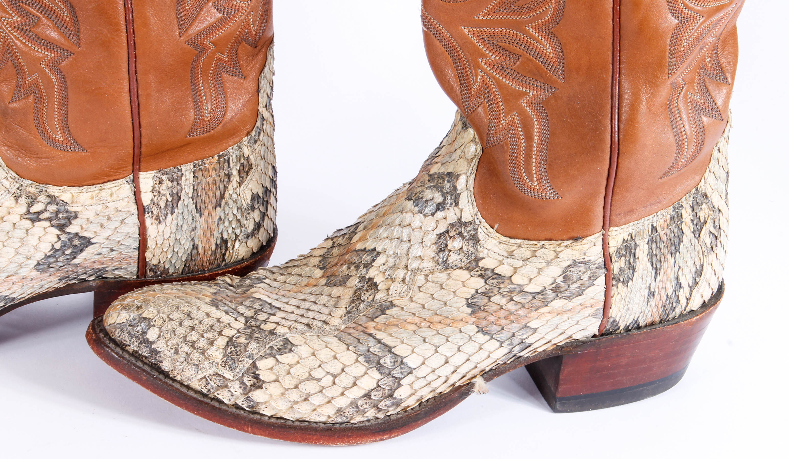 Lucchese 2000 Snakeskin Boots | EBTH