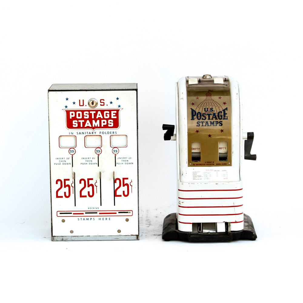 Vintage Postage Stamp Dispensing Machines | EBTH