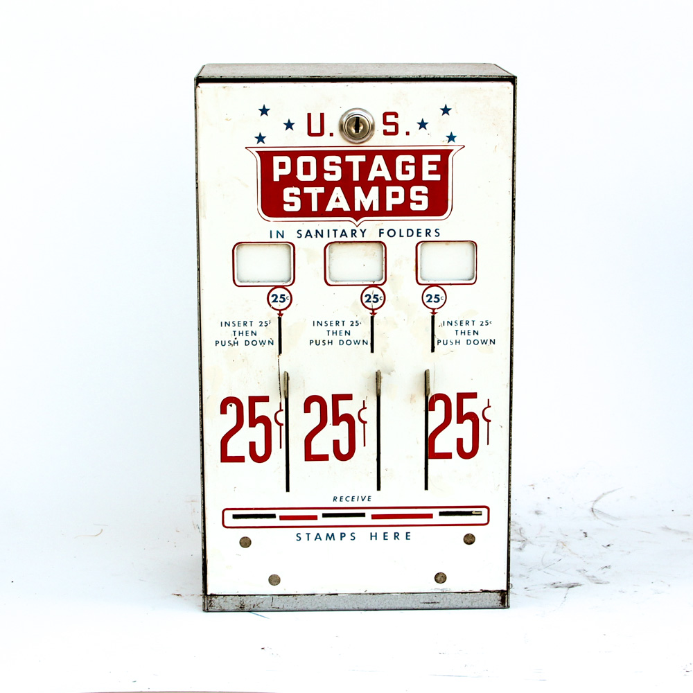 Vintage Postage Stamp Dispensing Machines | EBTH