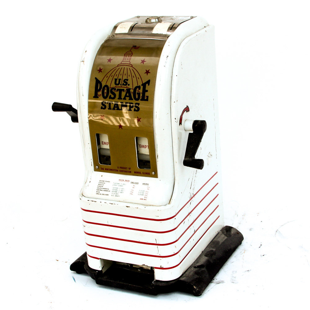 Vintage Postage Stamp Dispensing Machines | EBTH