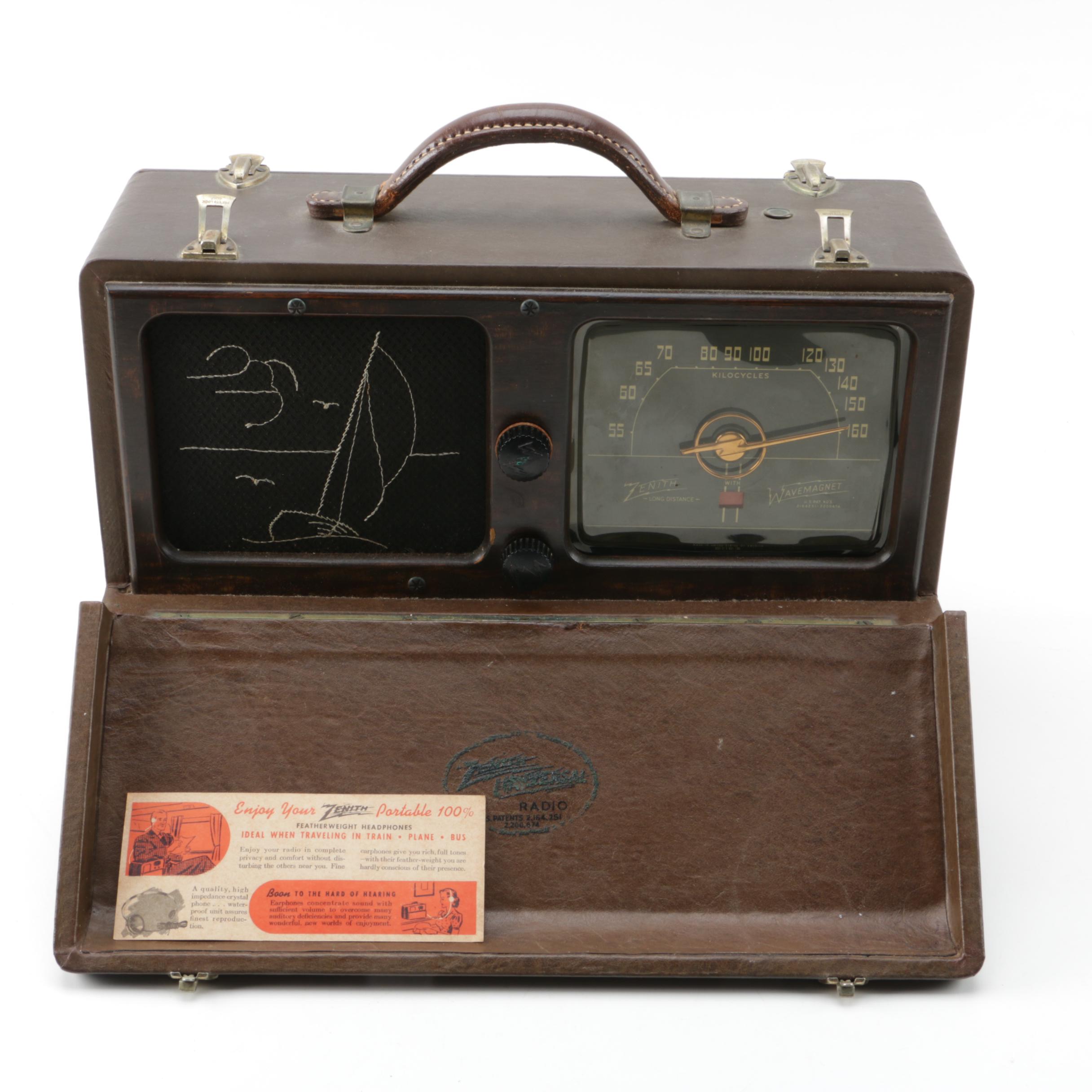 Vintage Zenith Portable Radio | EBTH