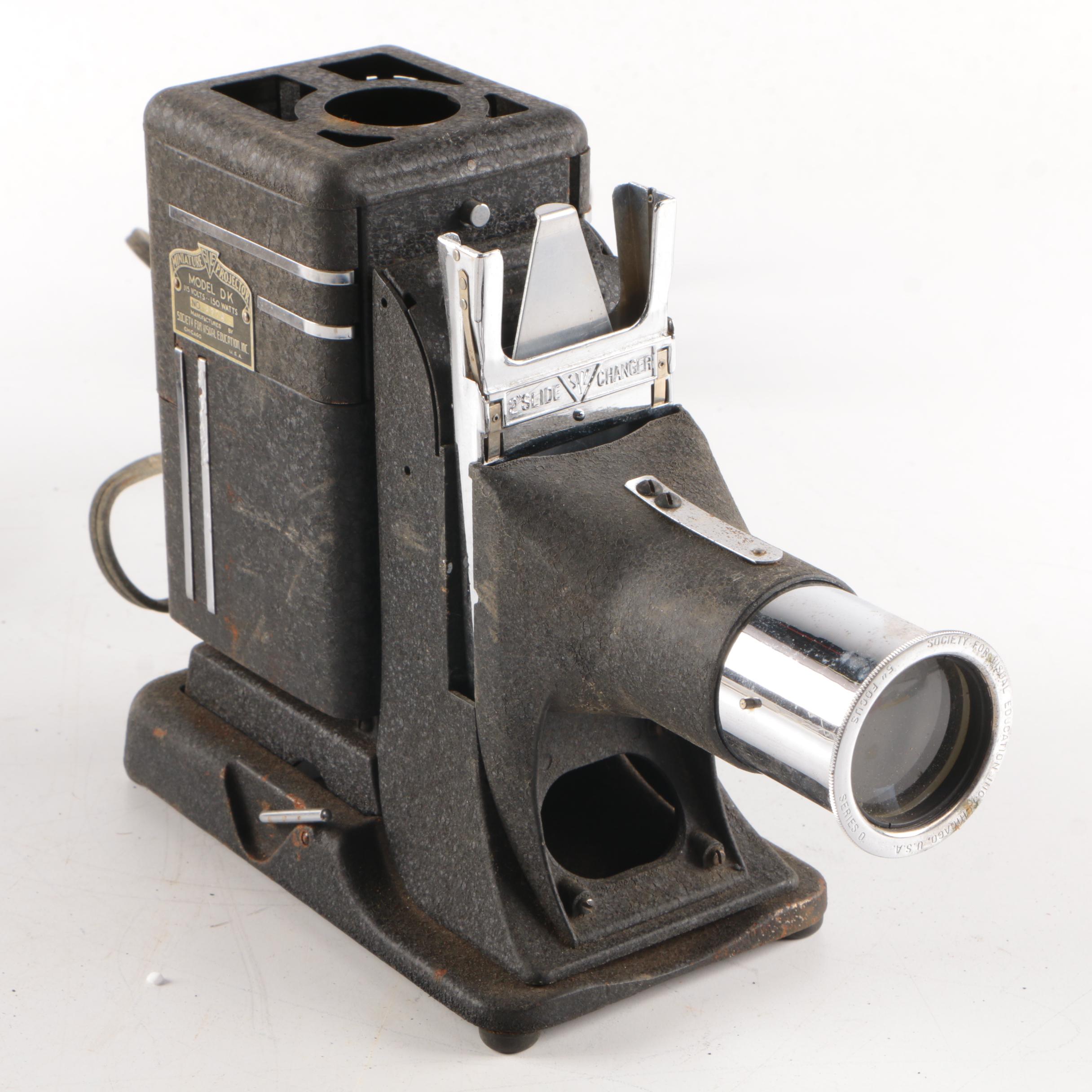 Vintage SVE Model DK Miniature Slide Projector | EBTH