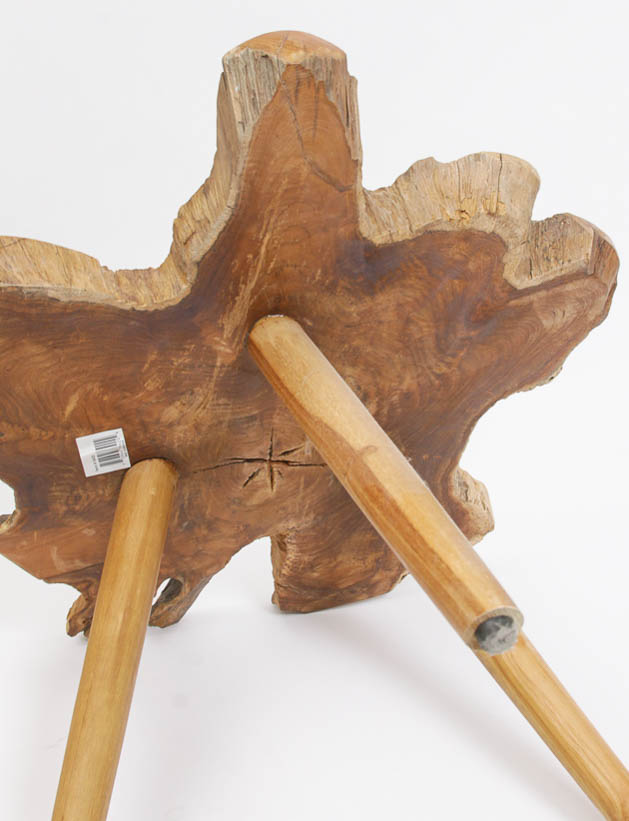 Tree Trunk Slab Side Table | EBTH