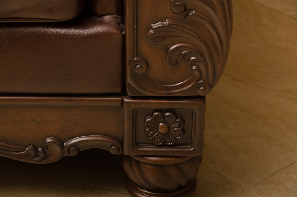 "North Shore" Leather Sofa by Ashley Furniture | EBTH