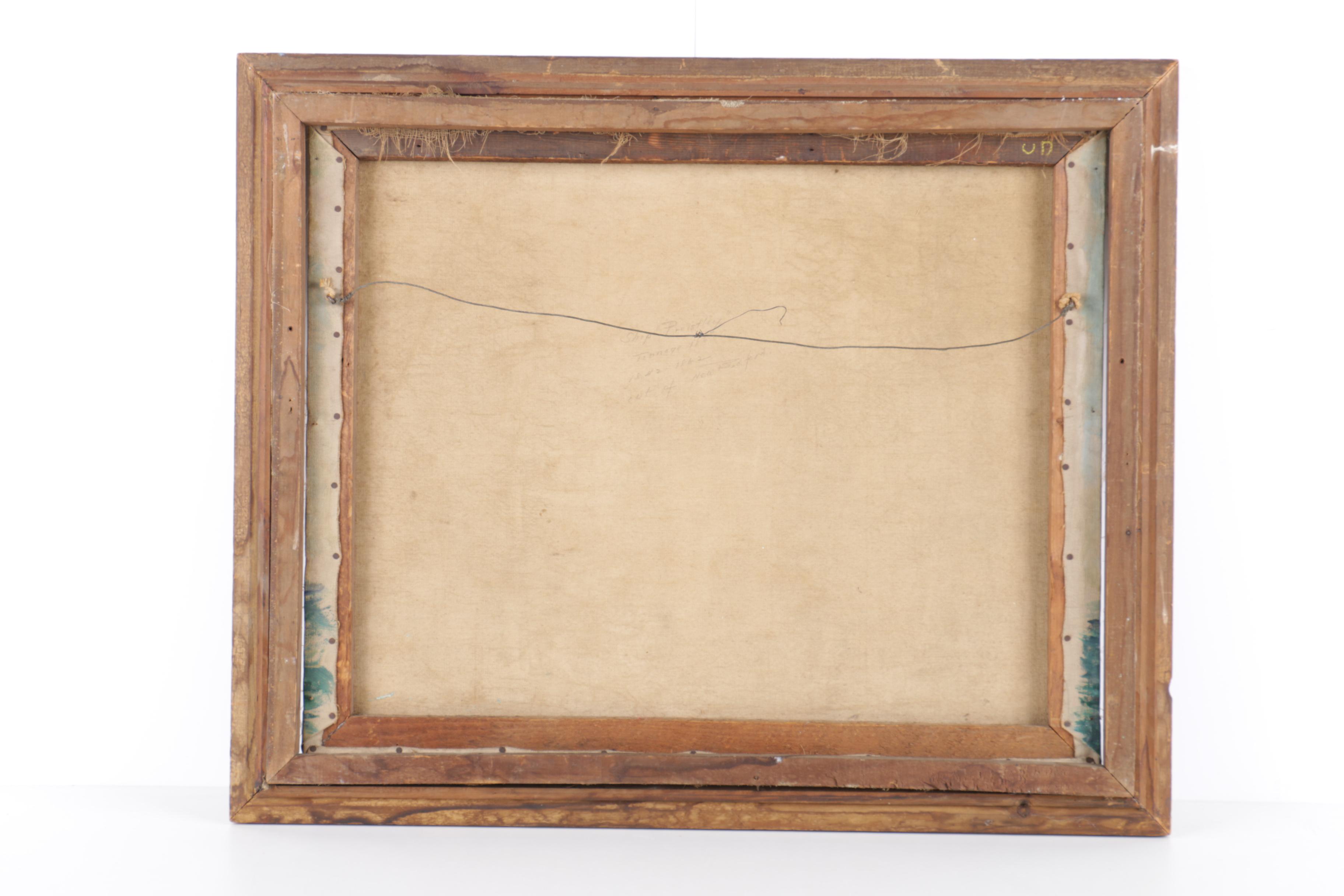 Oil Painting on Canvas of Multi-Masted Ship | EBTH