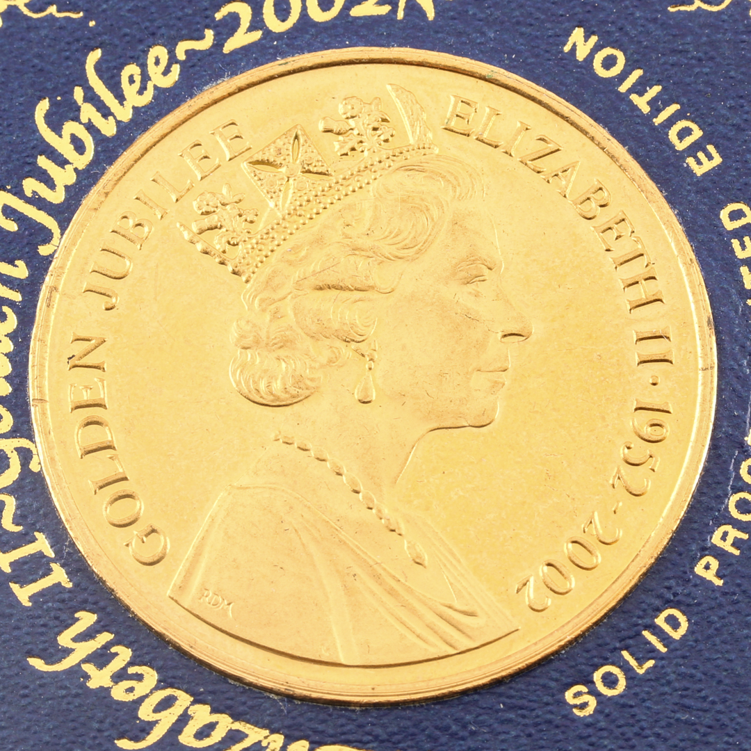 2002 Queen Elizabeth II Golden Jubilee Commemorative Coin | EBTH