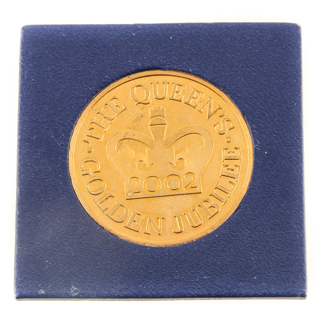 2002 Queen Elizabeth II Golden Jubilee Commemorative Coin | EBTH