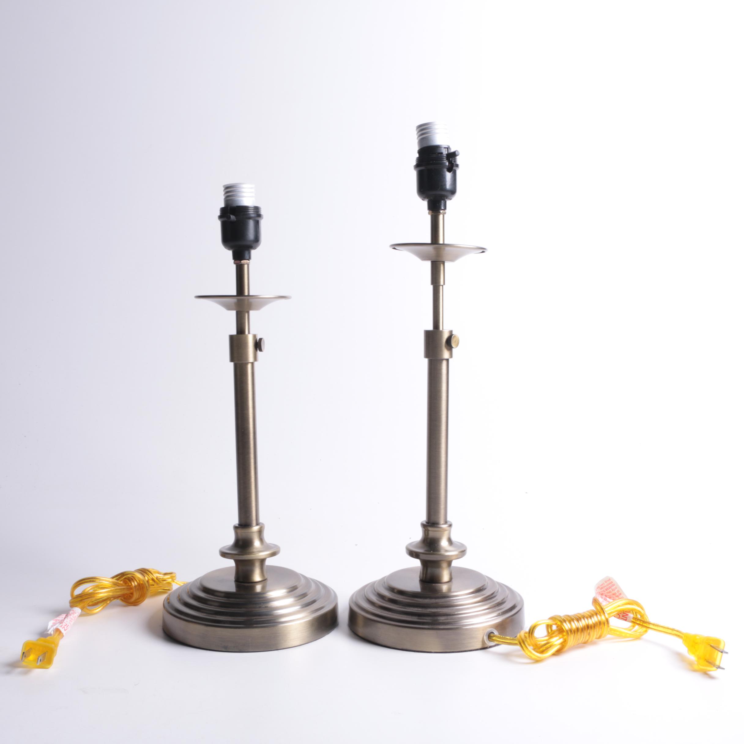 Pair of Extendable Table Lamps | EBTH