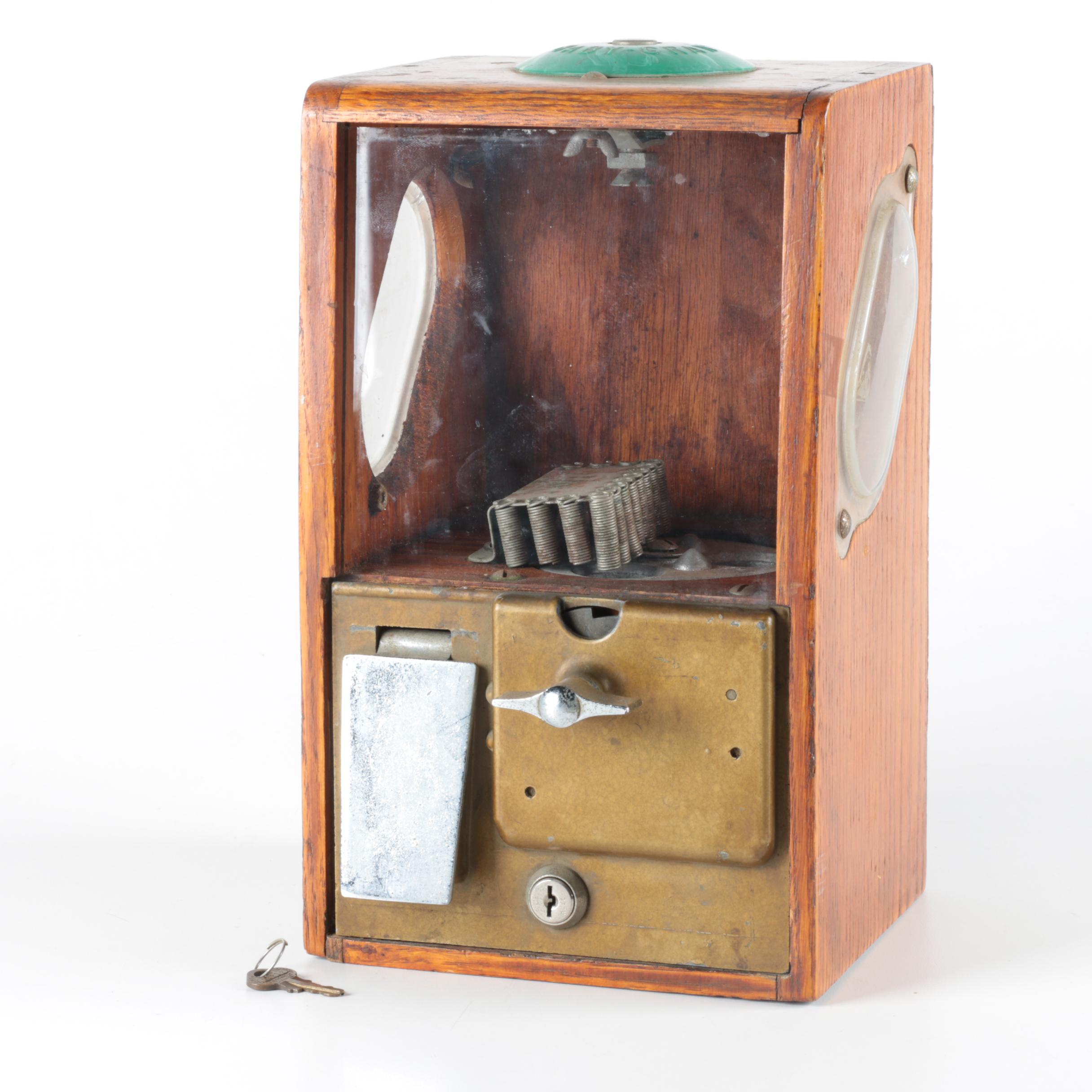 Vintage Victor "Baby Grand" One-Cent Gumball Machine | EBTH