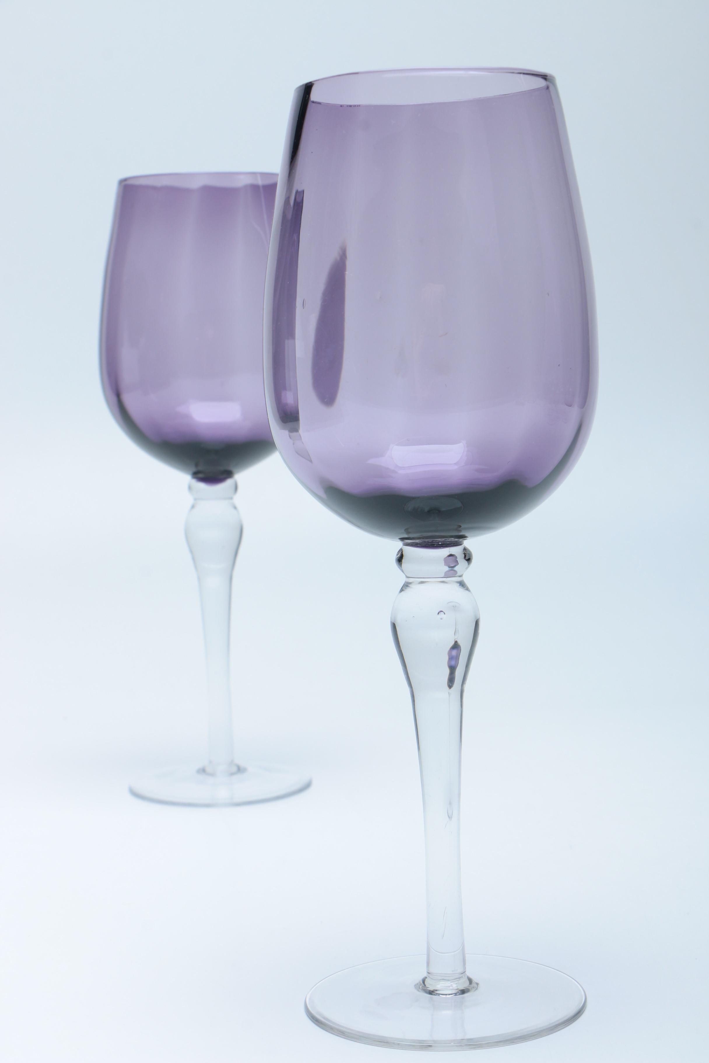 Collection of Purple Stemware | EBTH
