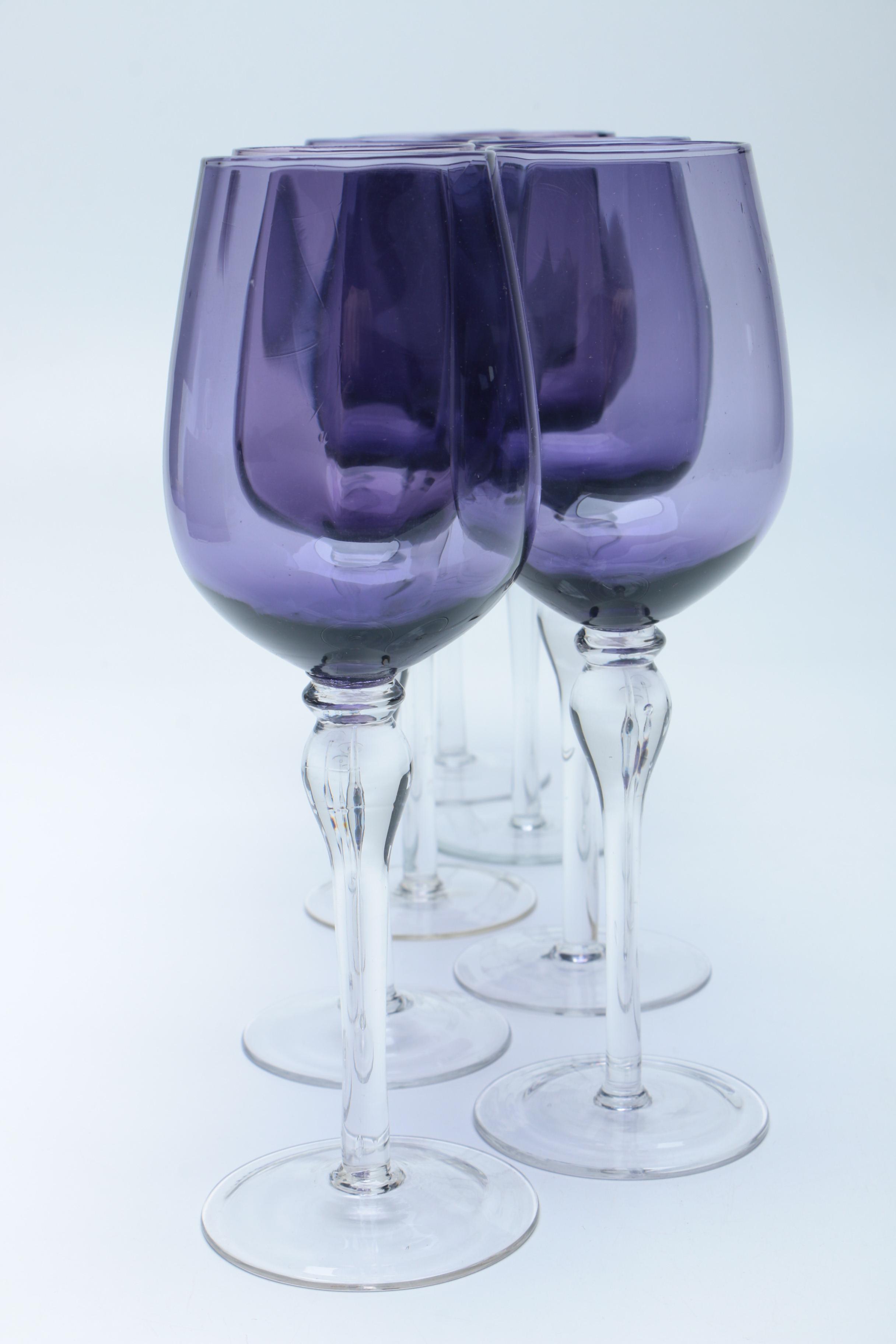 Collection of Purple Stemware | EBTH