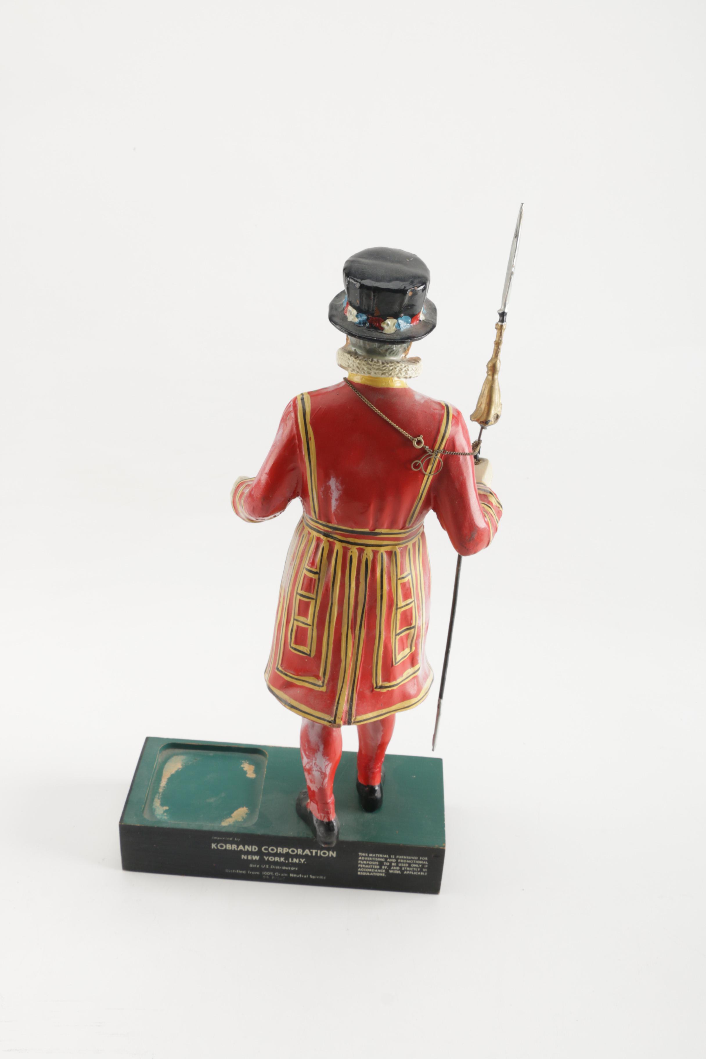 Vintage Kobrand Beefeater Gin Bottle Stand Advertising Display | EBTH