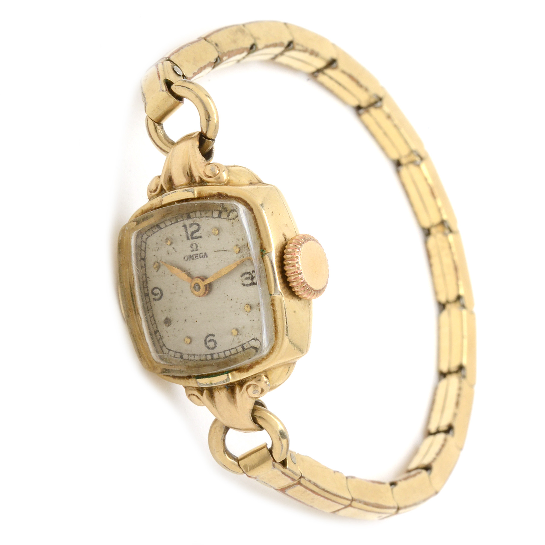 Vintage Omega Wristwatch with Square Face | EBTH