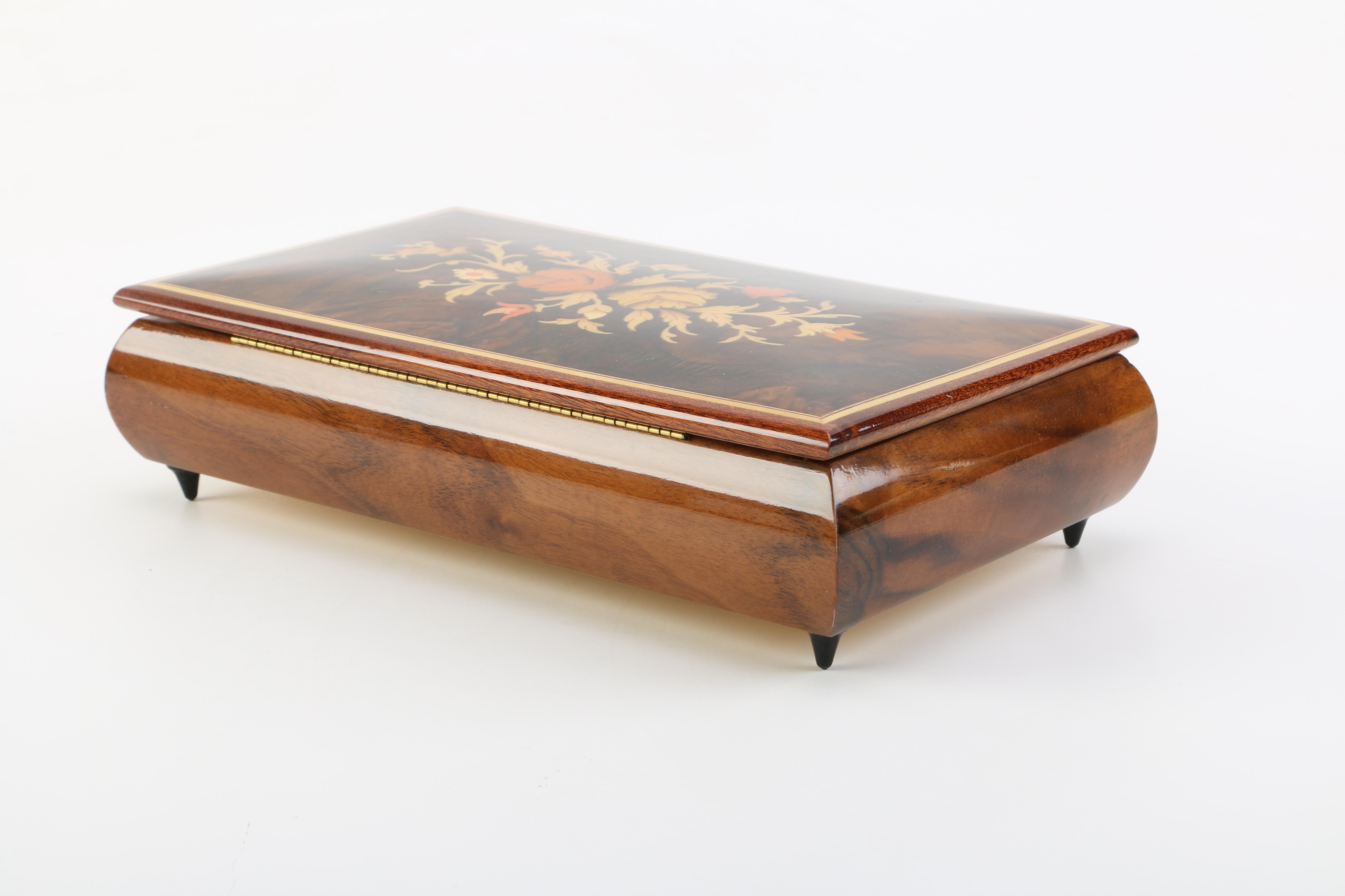 Italian Marquetry Music Box | EBTH