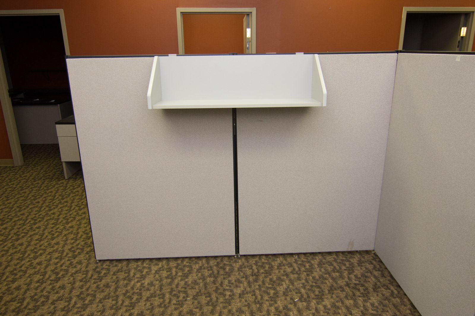 Five Cubicle Wall Panels and Shelving | EBTH