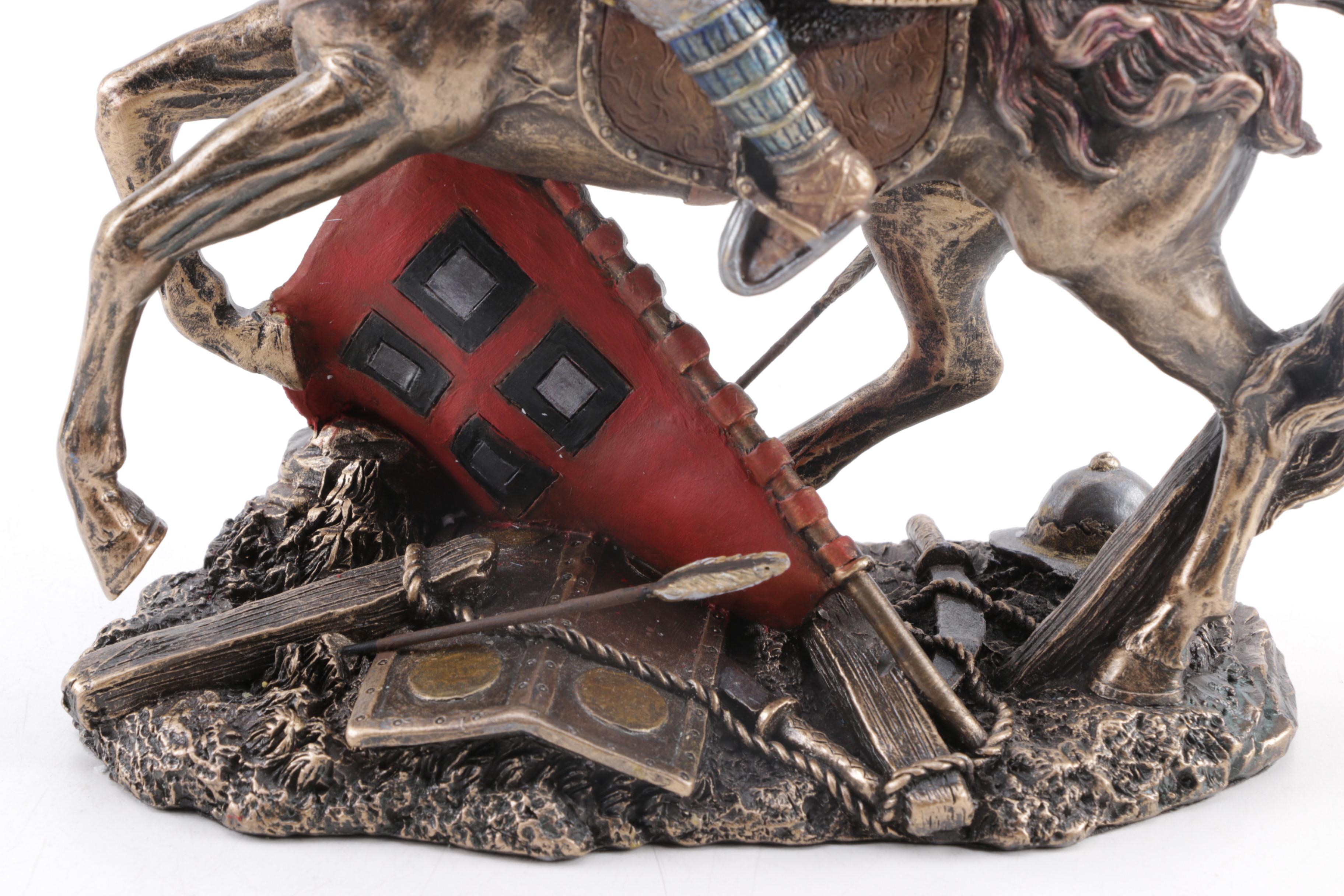 Studio Collection Bronze Veronese Design Samurai Figurines : EBTH