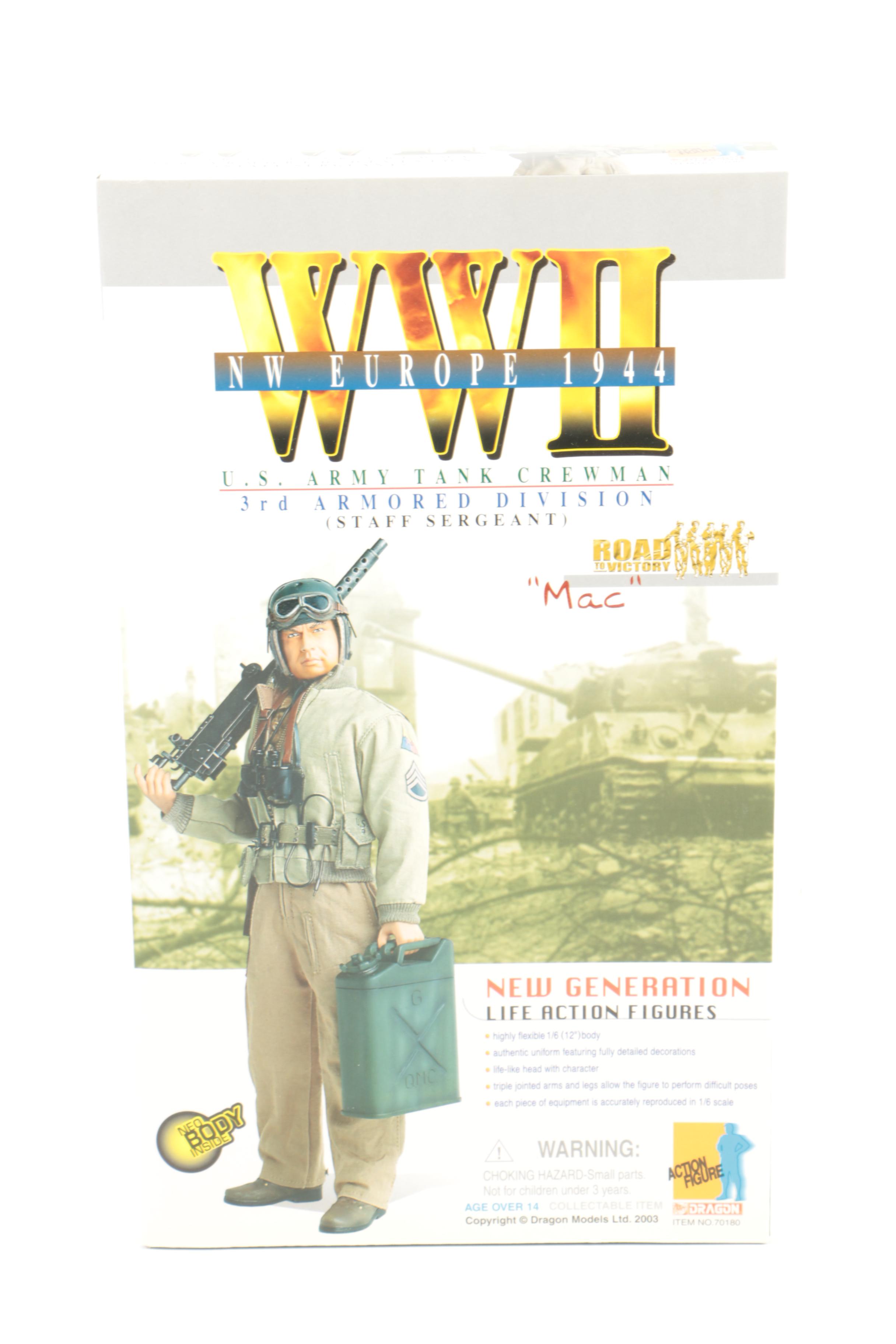 Commemorative WWII 12" Dragon Action Figures | EBTH