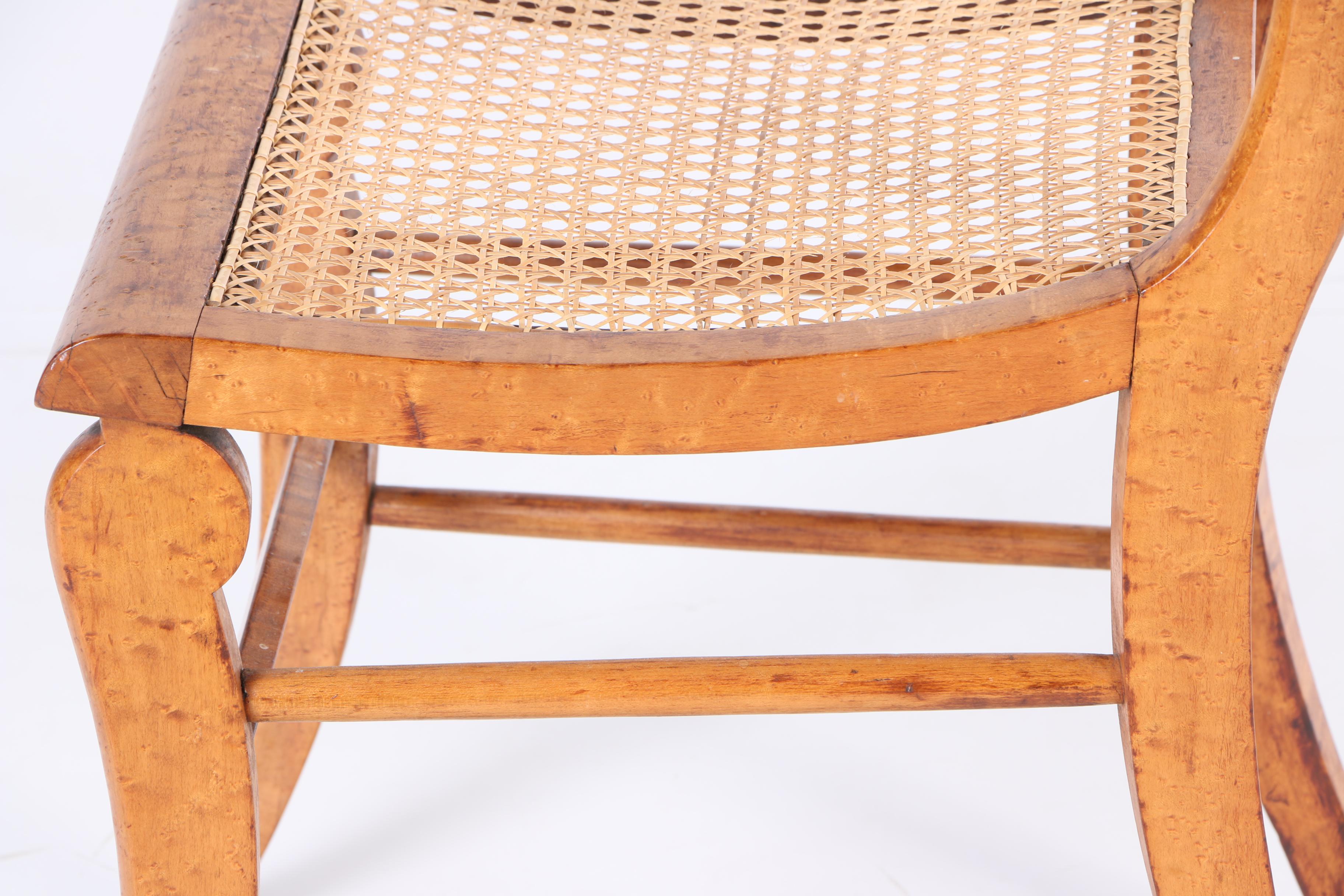 Bird's Eye Maple Phyfe Style Chair Pair | EBTH