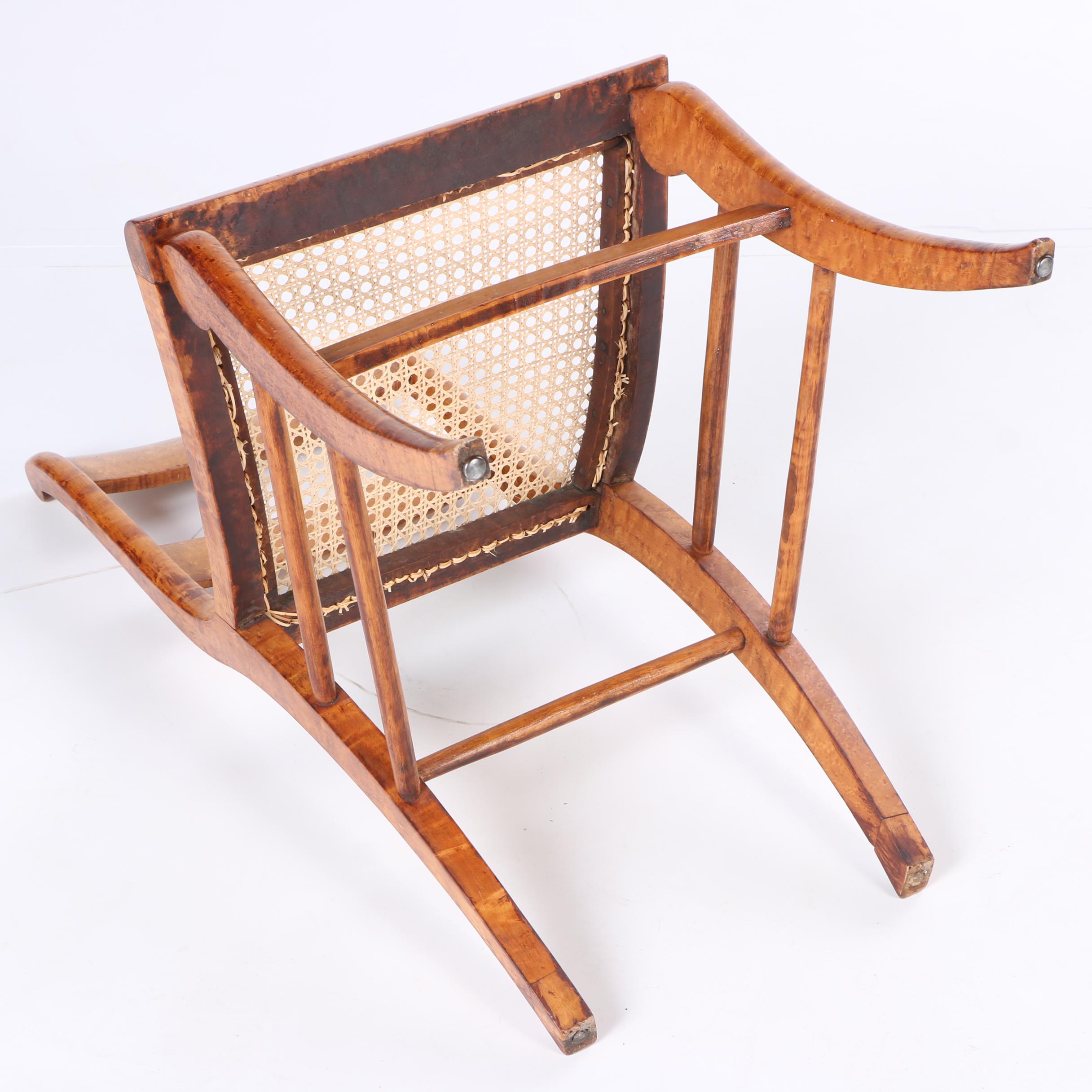 Bird's Eye Maple Phyfe Style Chair Pair | EBTH