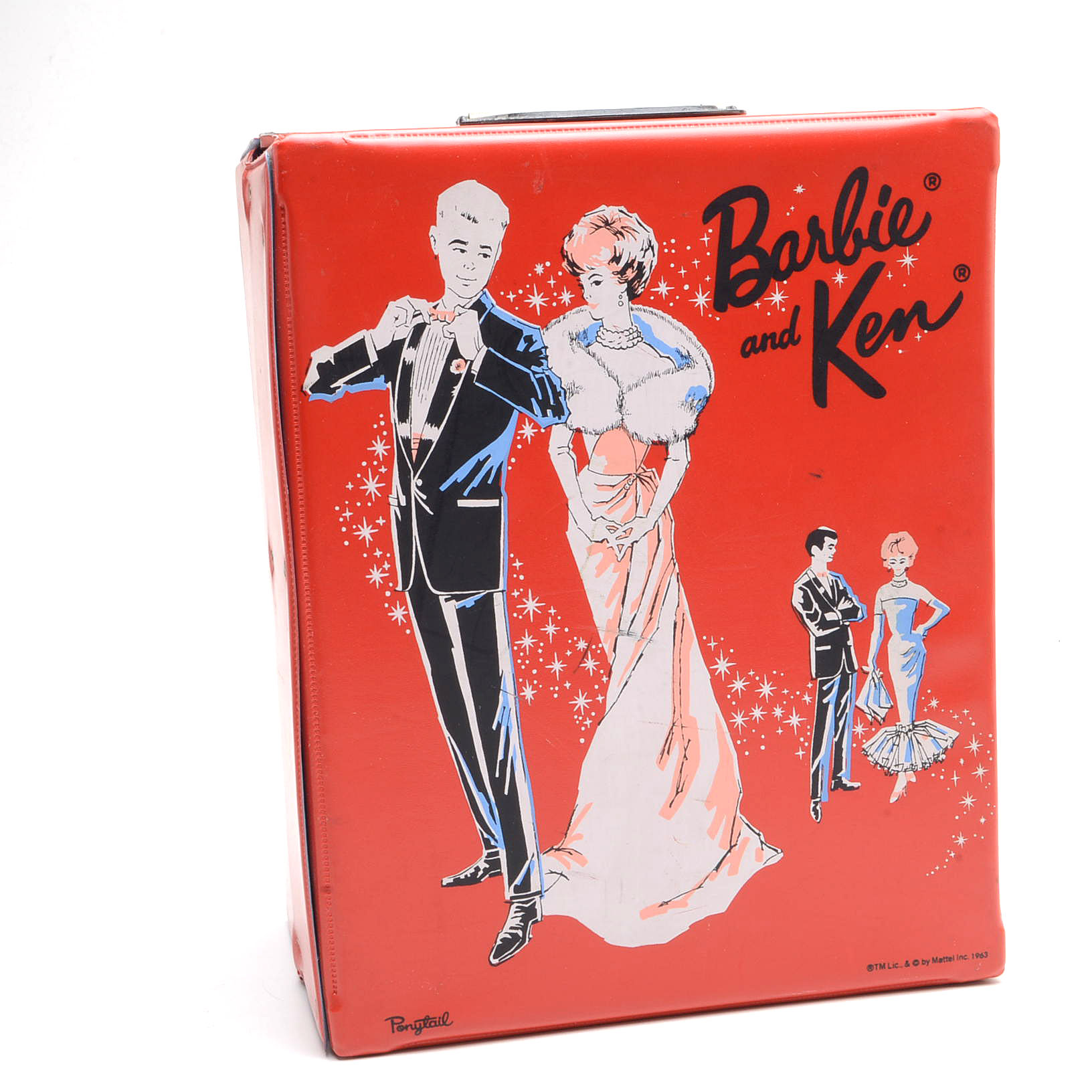 Vintage 1960s Barbie Case with Three Bubble Cut Barbies | EBTH