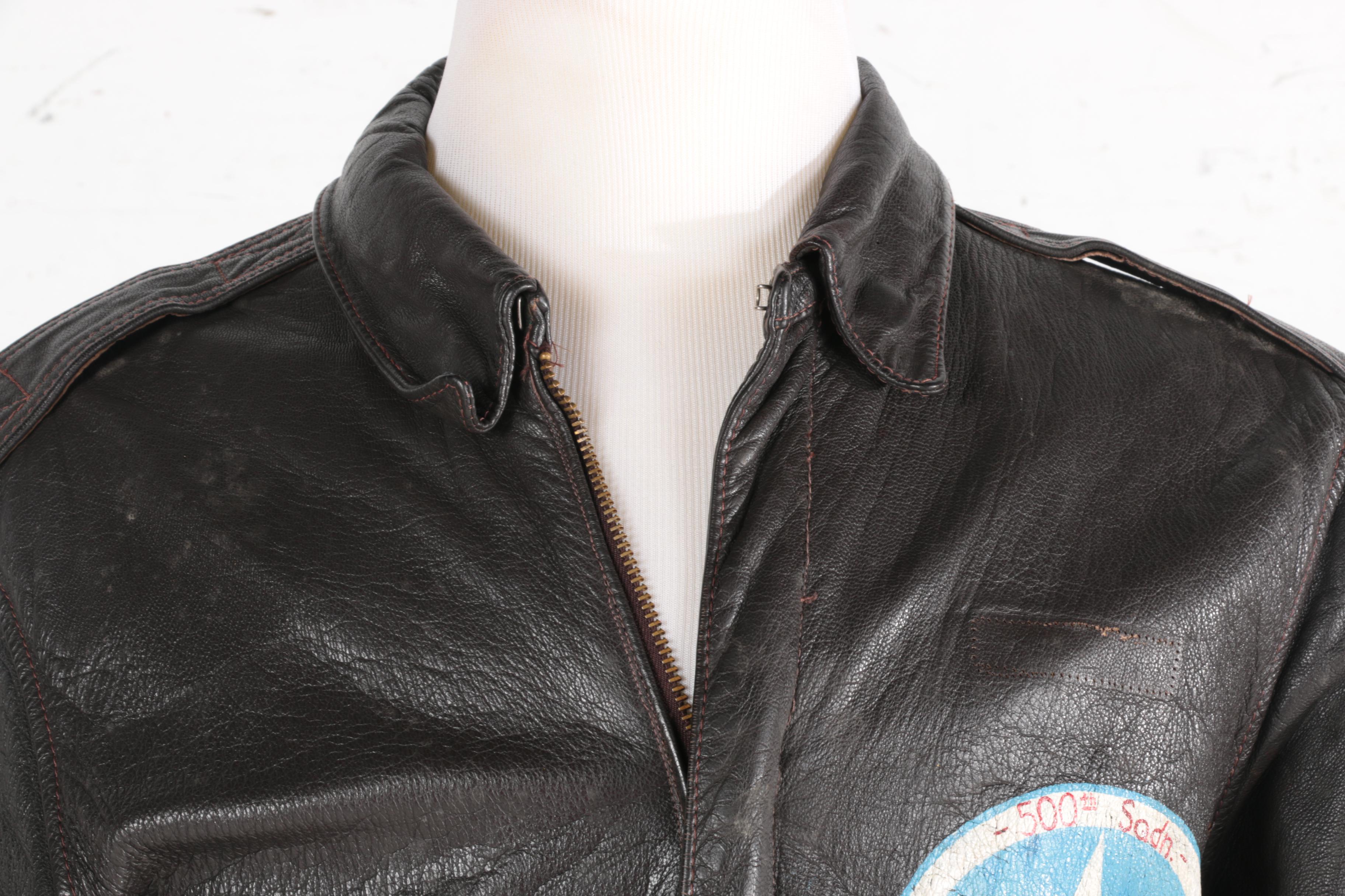 WWII USAF A2 Hand Painted Bomber Jacket | EBTH