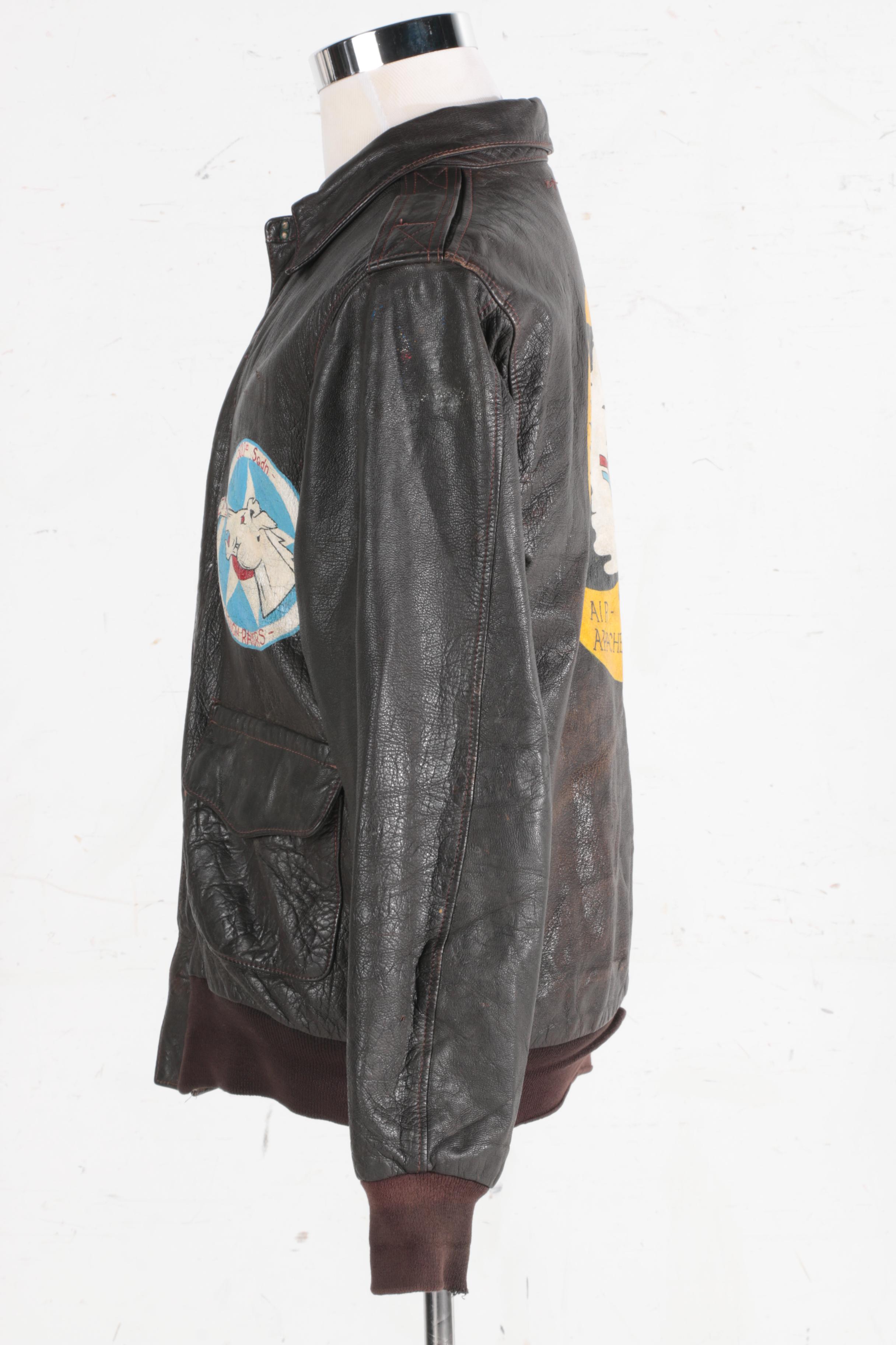 WWII USAF A2 Hand Painted Bomber Jacket | EBTH
