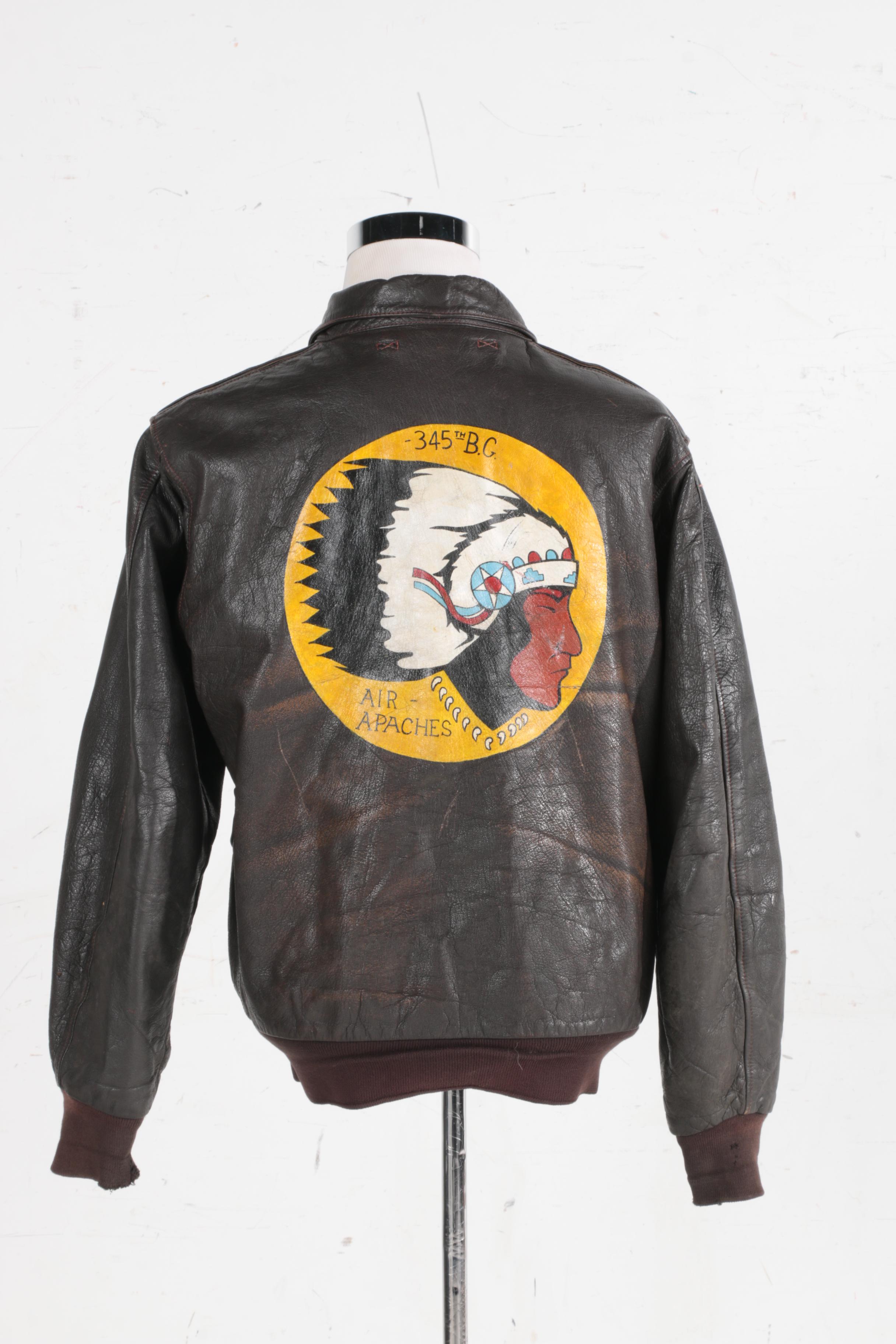 WWII USAF A2 Hand Painted Bomber Jacket | EBTH