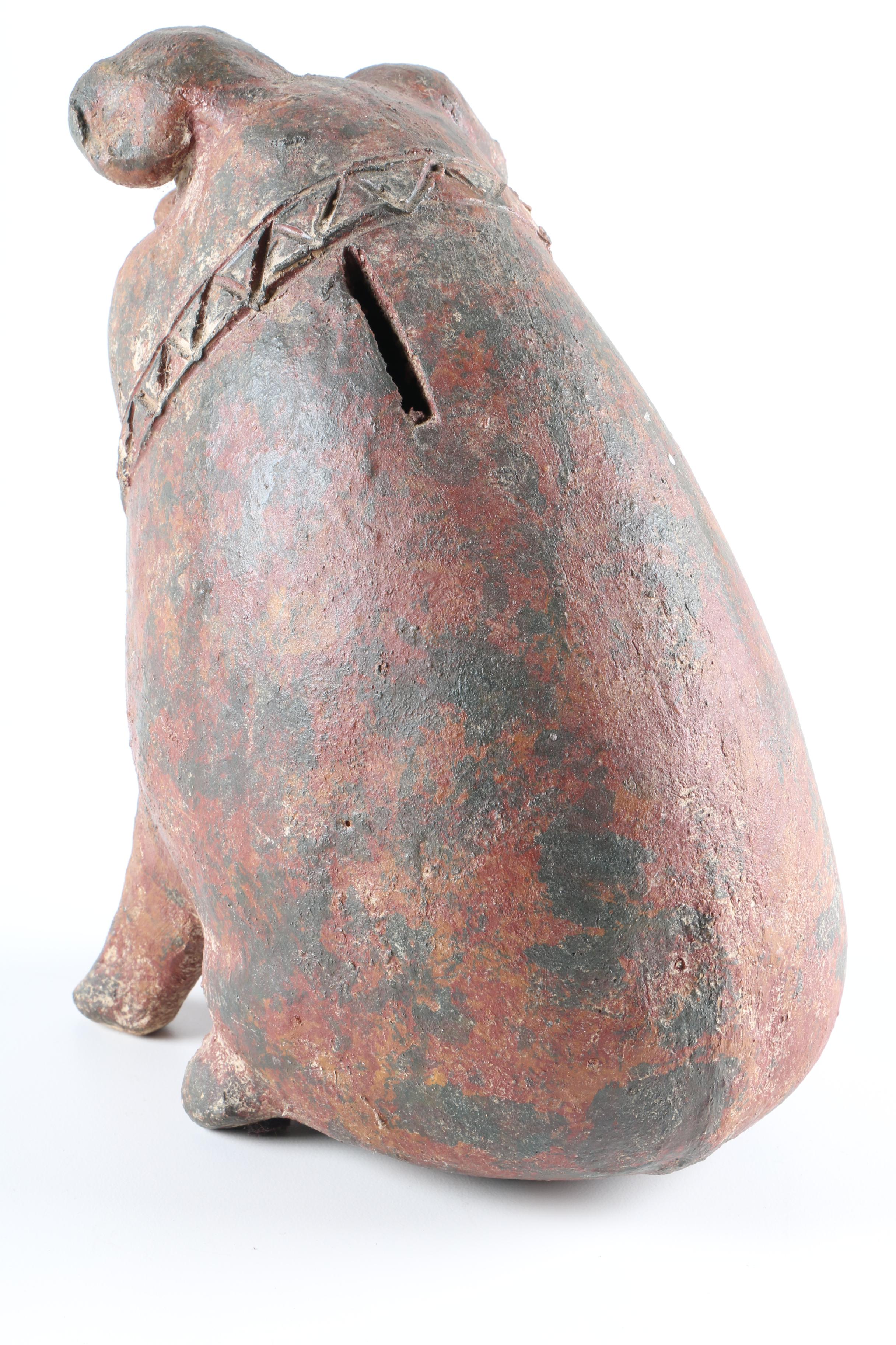 Terracotta Piggy Bank | EBTH