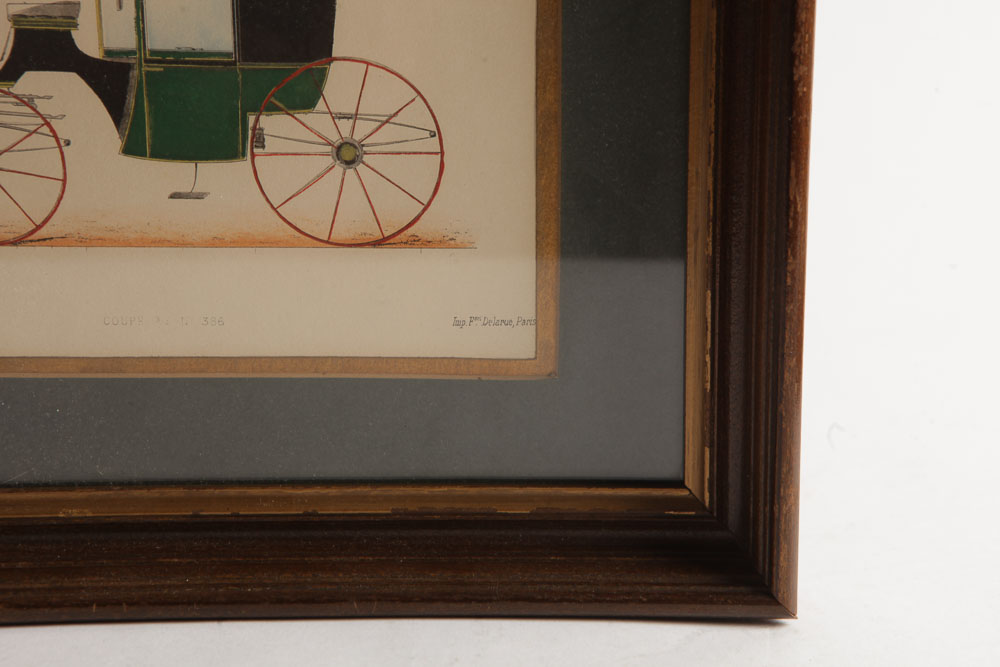 Hand-Colored Stone Lithographs of Coaches | EBTH