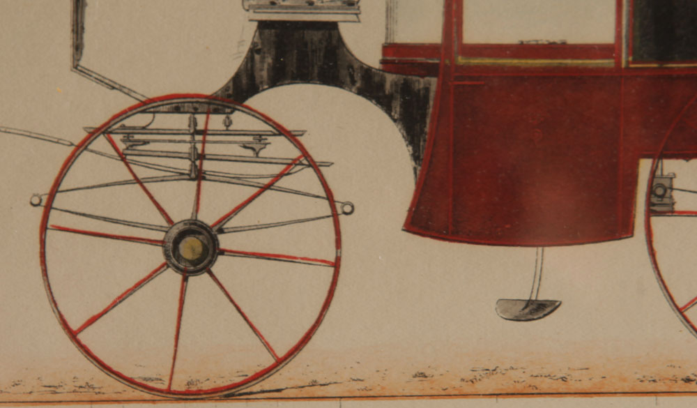 Hand-Colored Stone Lithographs of Coaches | EBTH