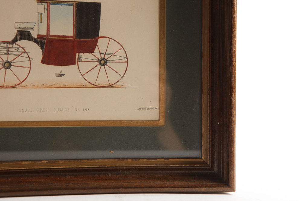 Hand-Colored Stone Lithographs of Coaches | EBTH