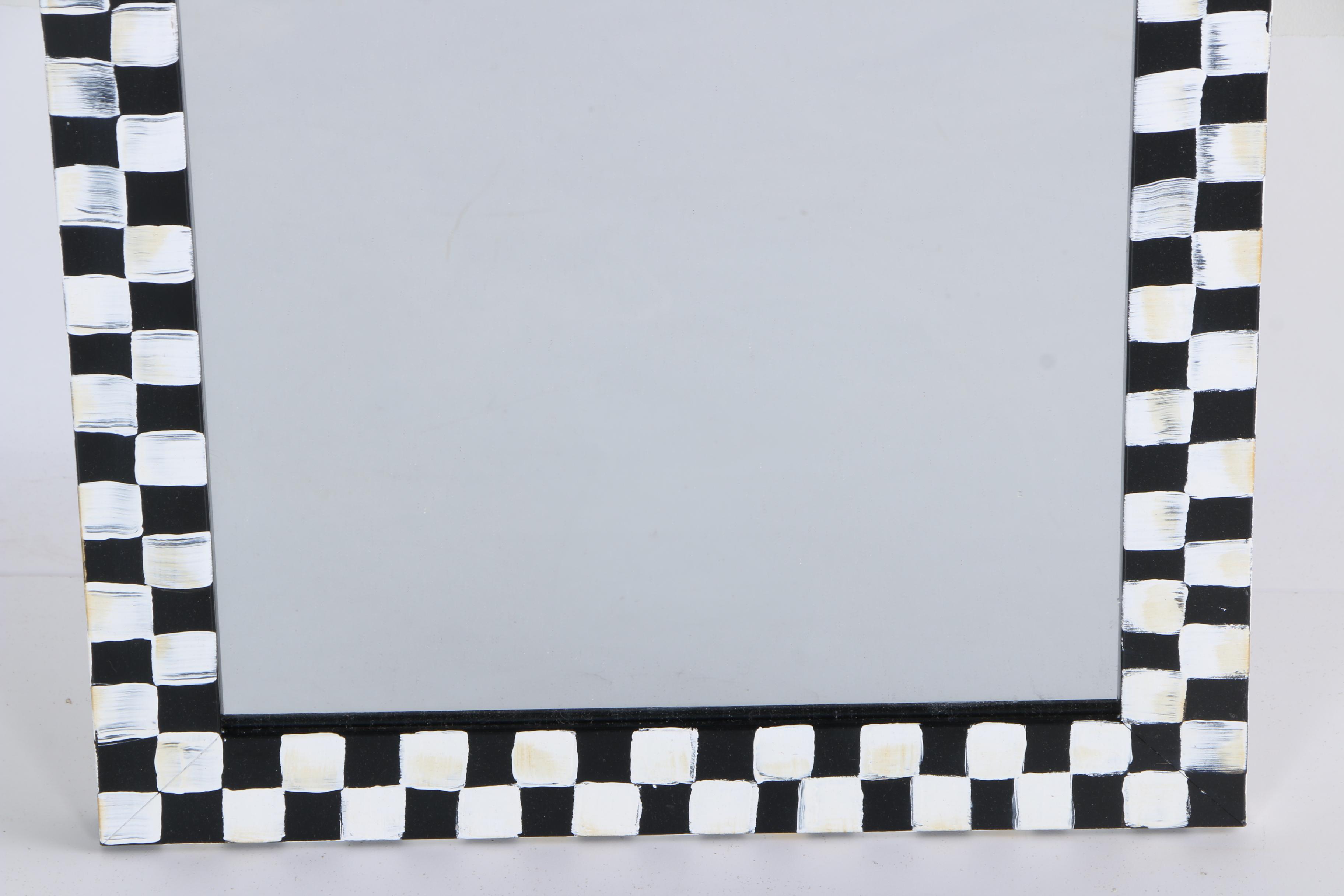 Mirror with Checkerboard Frame | EBTH