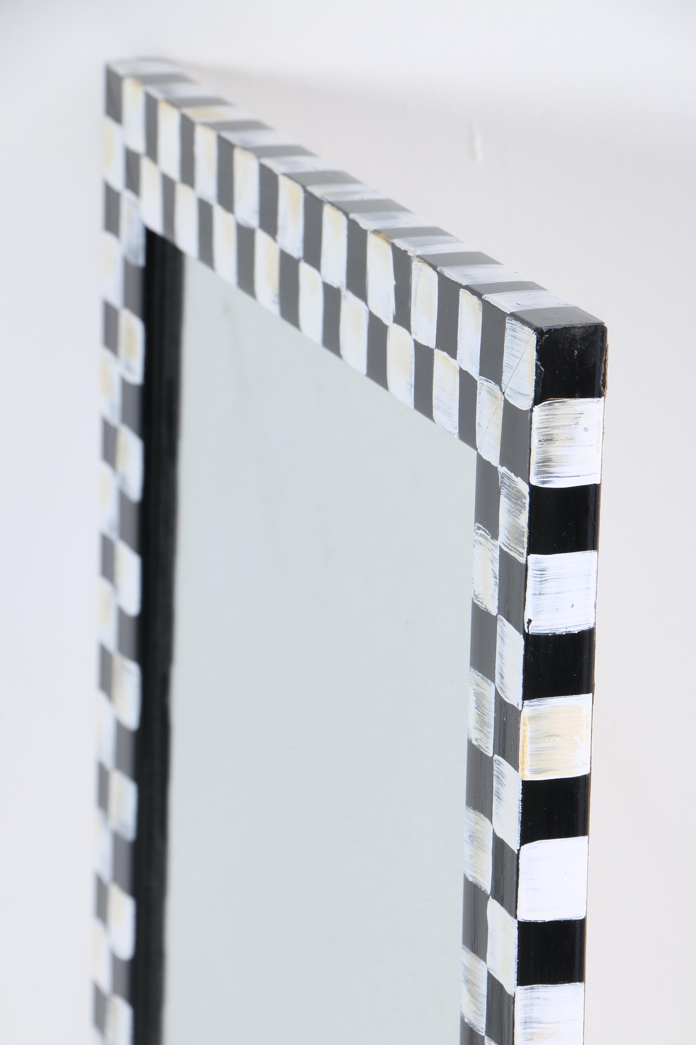 Mirror with Checkerboard Frame | EBTH